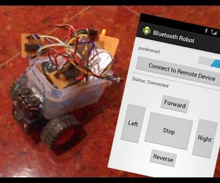 Mobile Robot Controlled Using Bluetooth : 5 Steps - Instructables