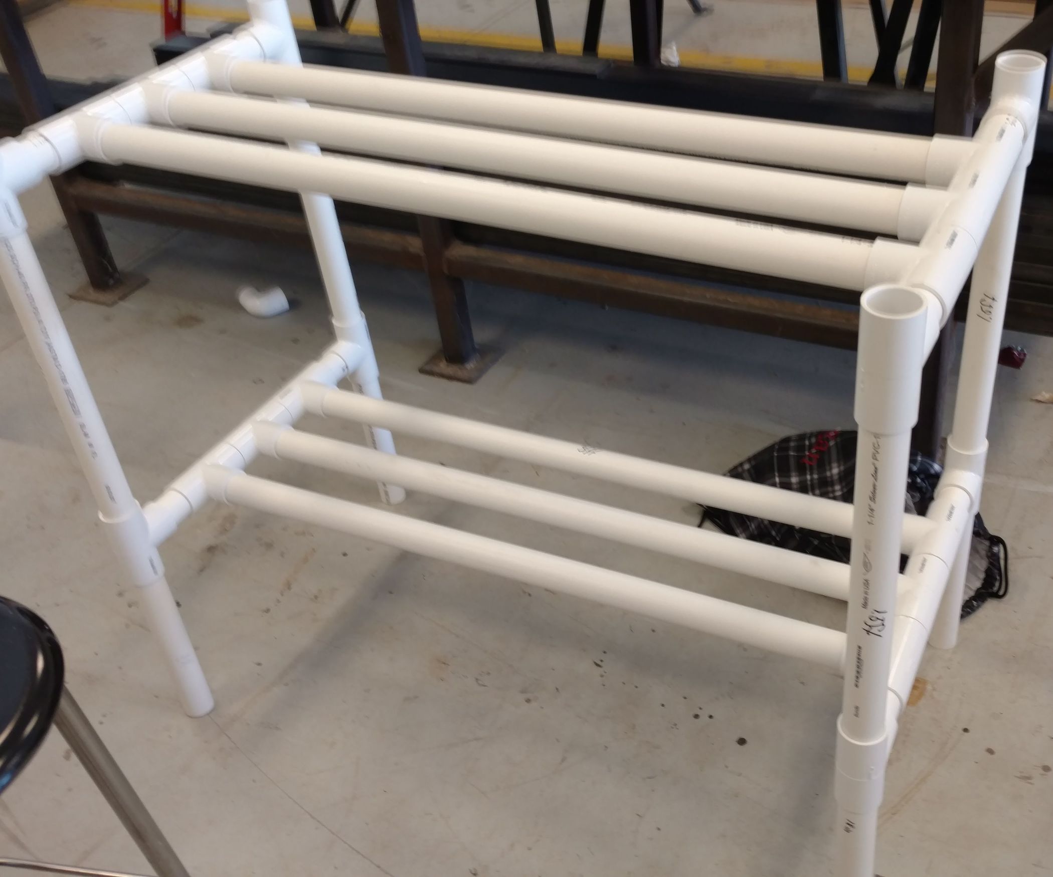 PVC Pipe Shoe Rack : 7 Steps (with Pictures) - Instructables