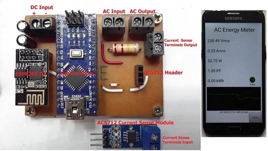 Arduino Wi-Fi AC Energy Meter : 9 Steps (with Pictures) - Instructables