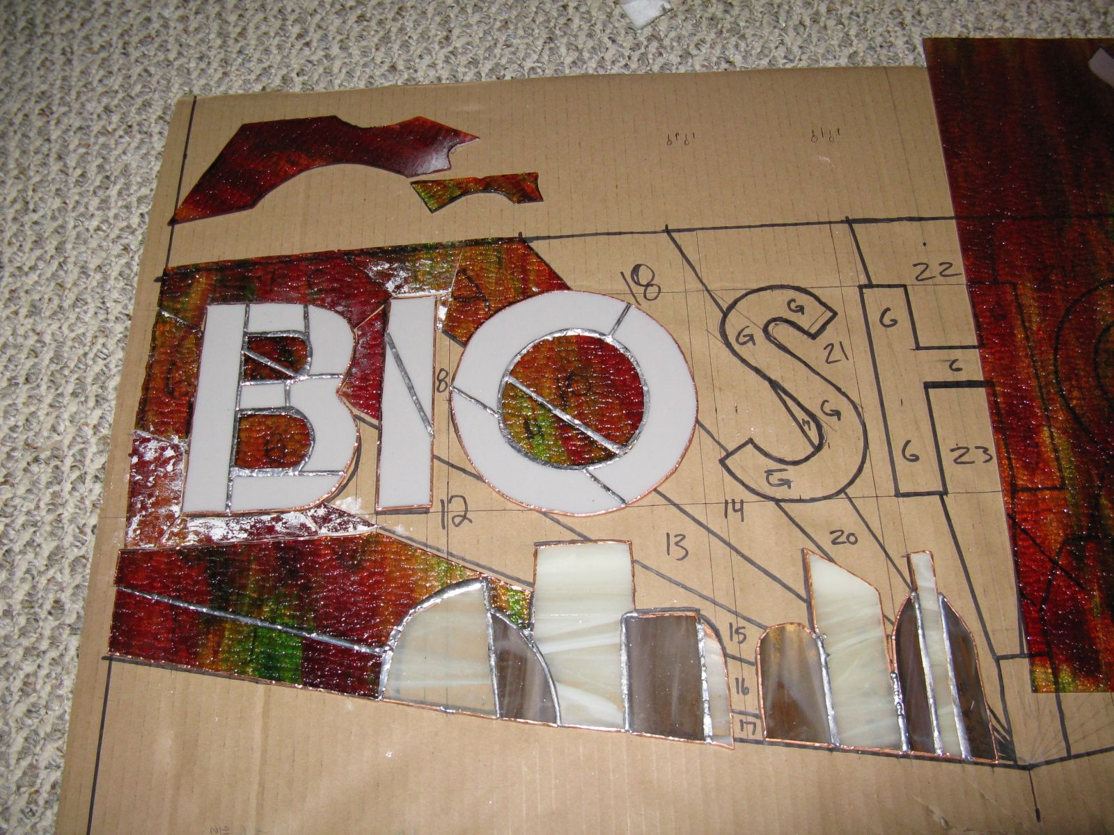 Bioshock Stained Glass Logo : 13 Steps (with Pictures) - Instructables
