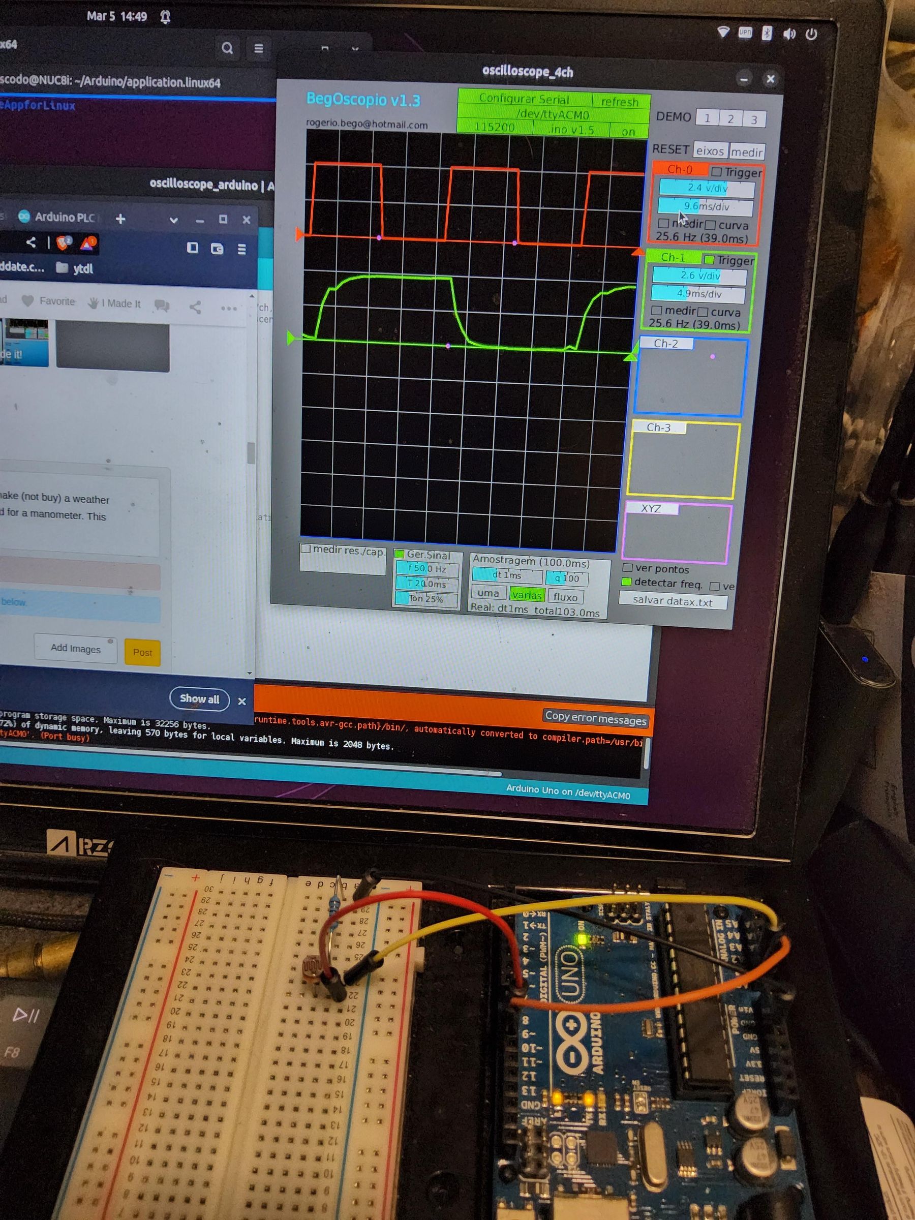 Oscilloscope Arduino-Processing : 14 Steps - Instructables
