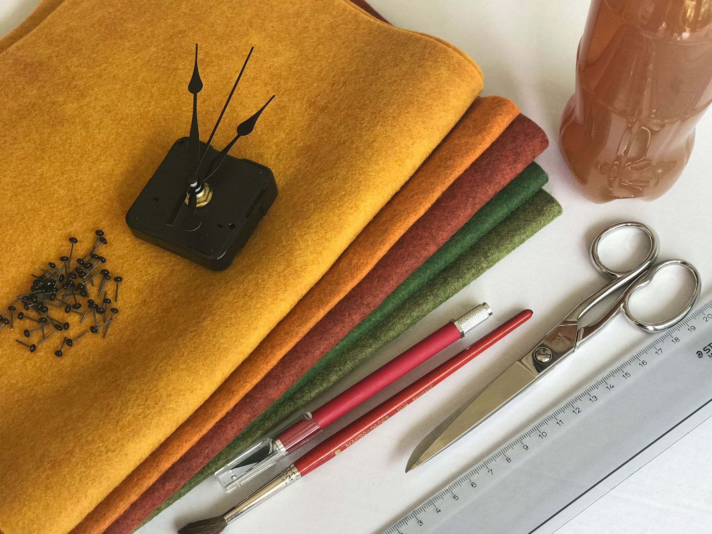 Felt Hat Clock : 8 Steps (with Pictures) - Instructables