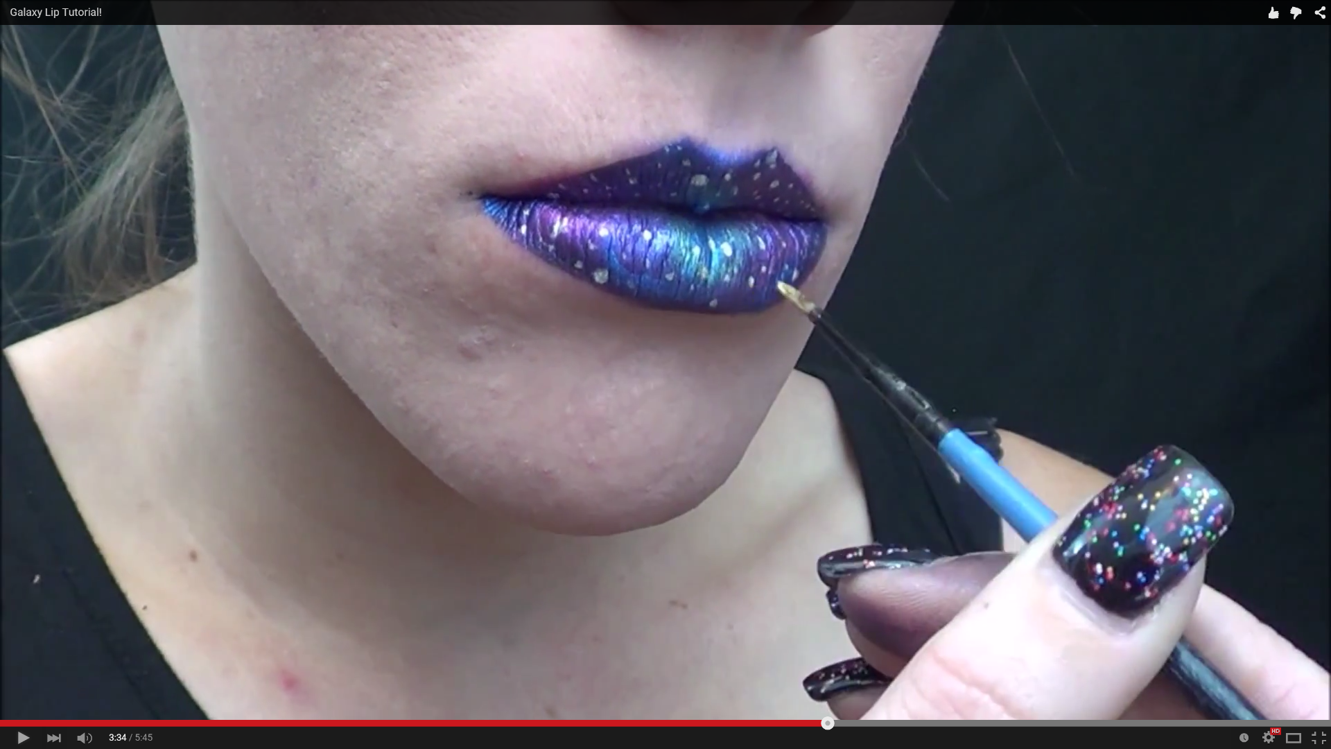 Galaxy Lip Art! : 5 Steps (with Pictures) - Instructables