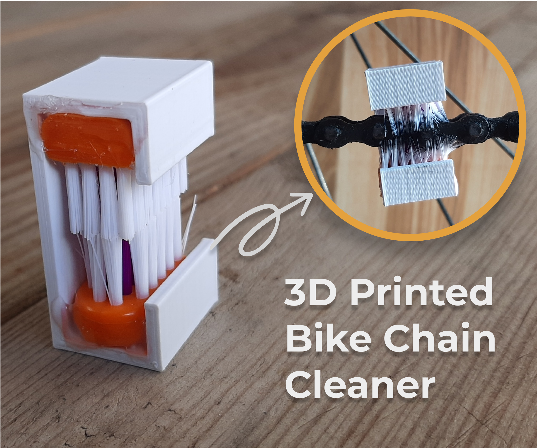 3D Printed Bike Chain Cleaner : 5 Steps (with Pictures) - Instructables