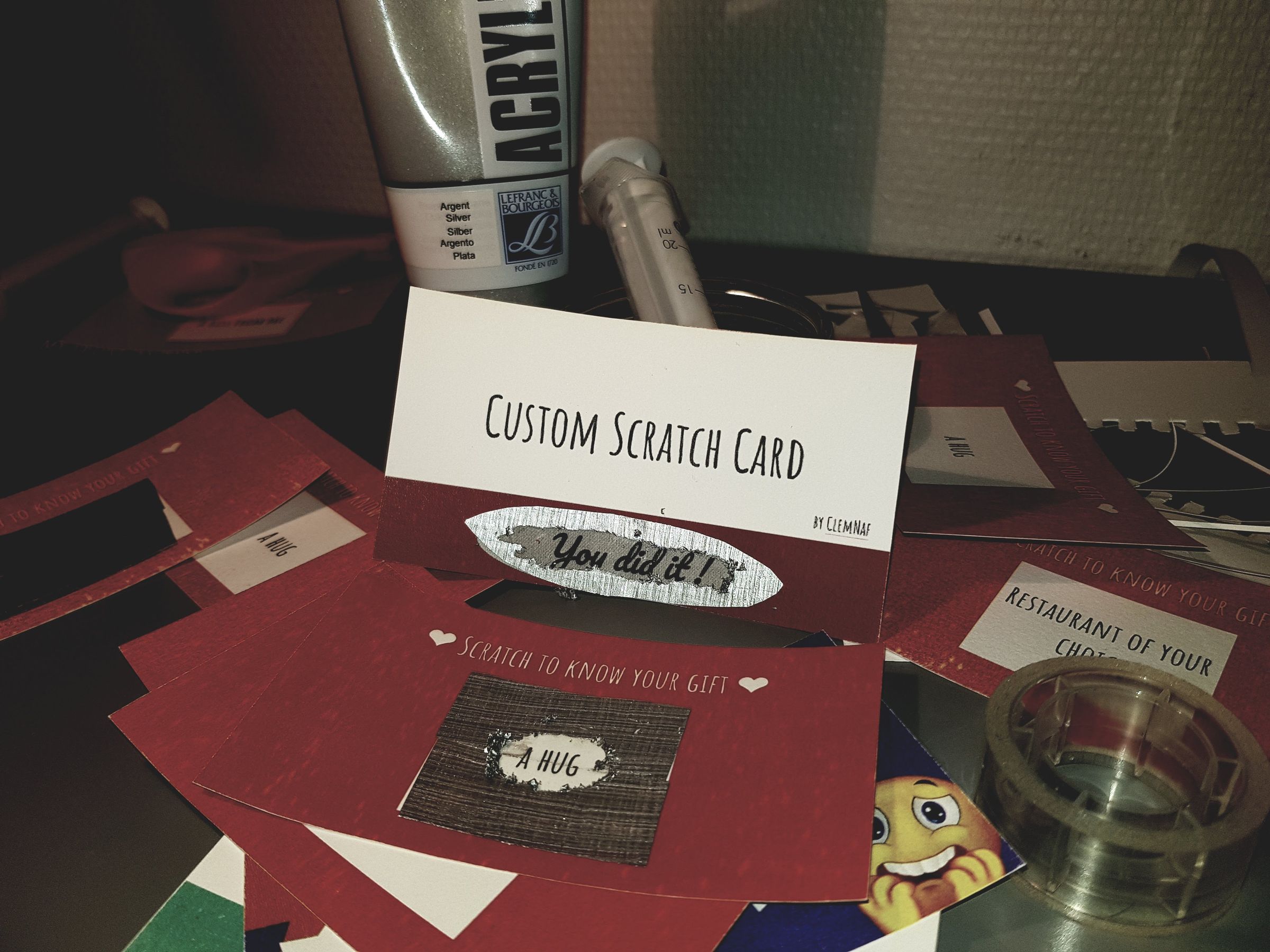 Custom Scratch Card : 8 Steps - Instructables