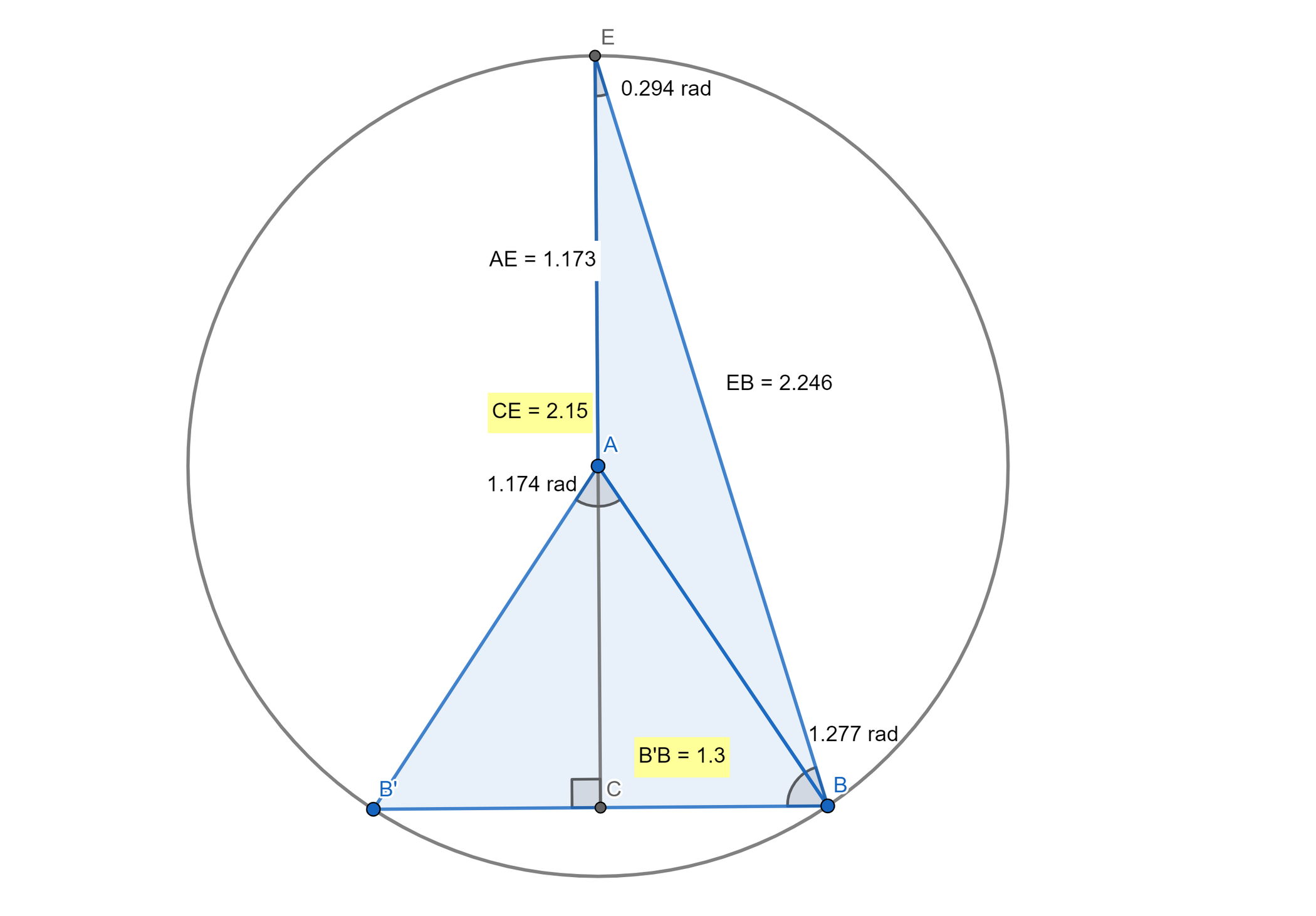 How to Find the Radius for a Circle of Which the Length of a Chord and ...