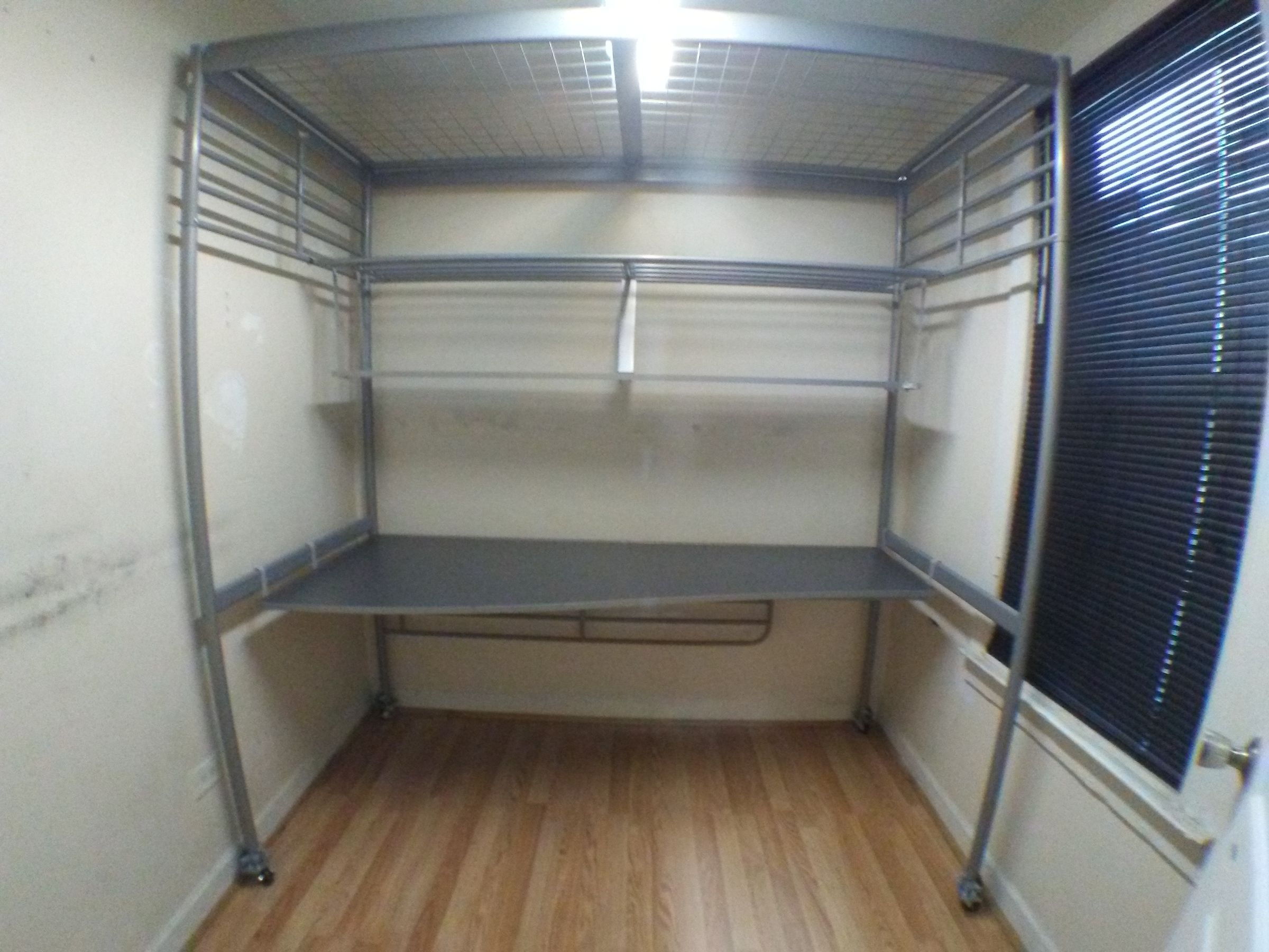 Turn Your Loft Bed Into a Workstation With Overhead Storage. : 6 Steps ...