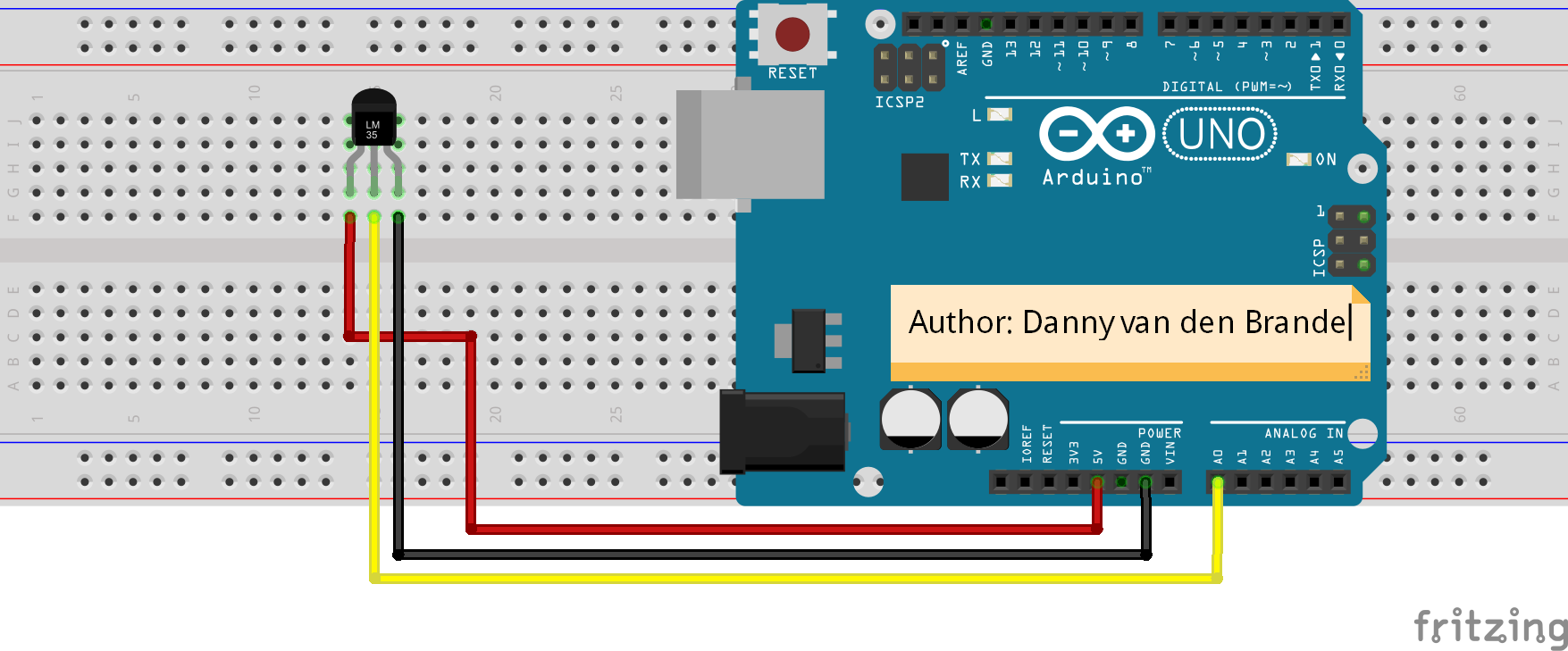 Arduino & C# - LM35 Temperature Sensor C# Application Arduino (OPEN ...