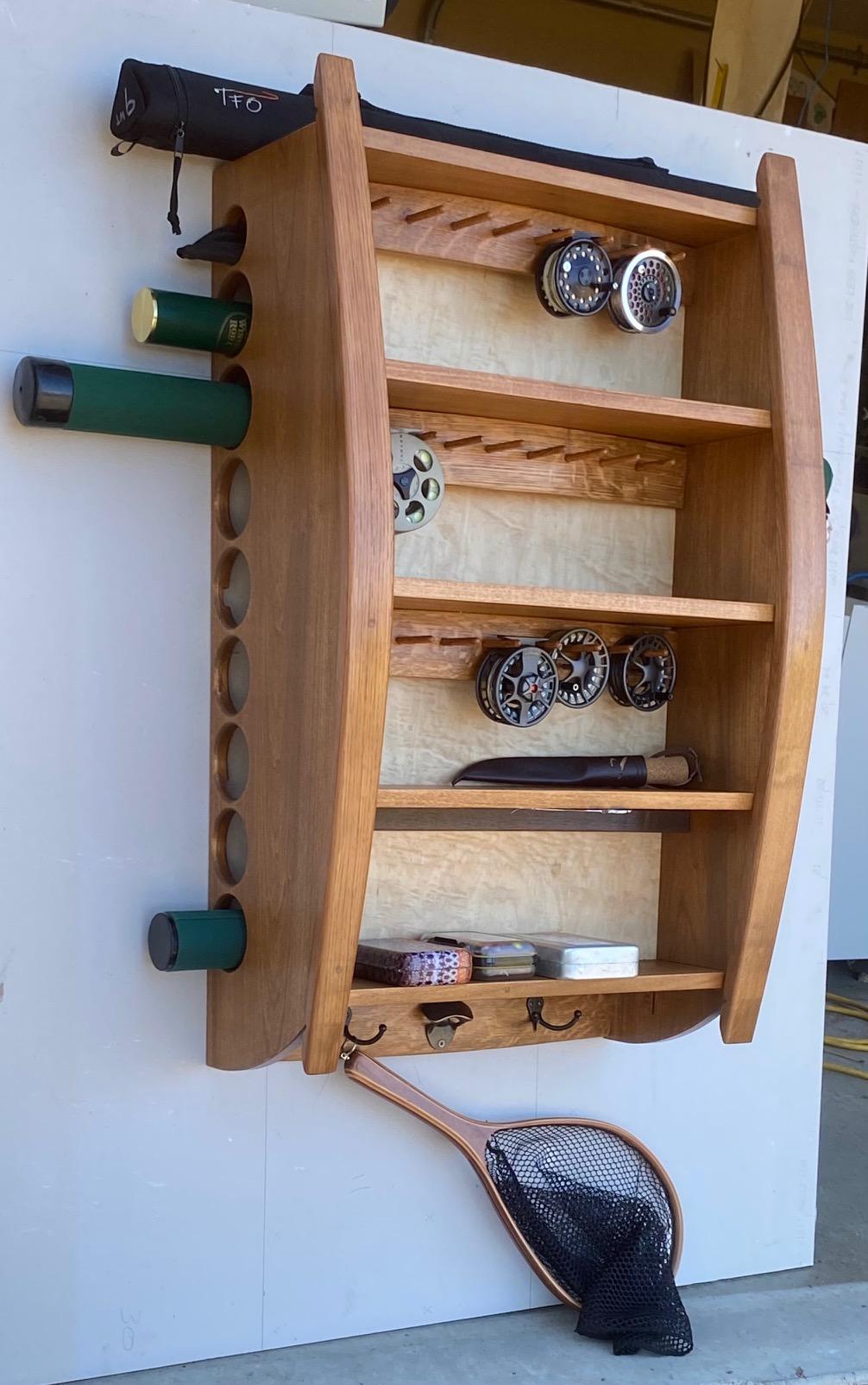 Fly Rod and Reel Storage Shelf : 9 Steps (with Pictures) - Instructables