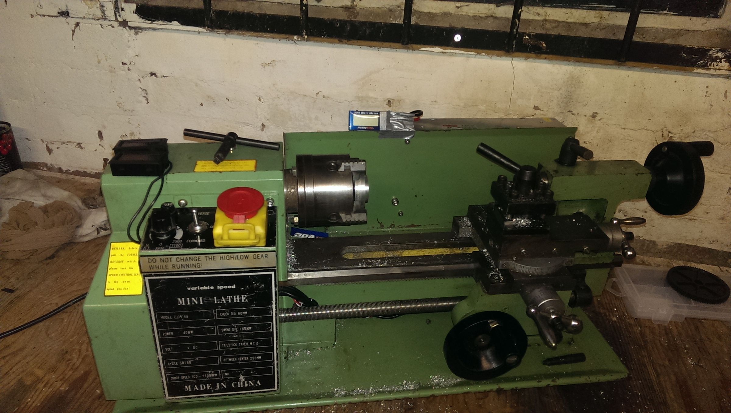 Mini Lathe Motor Upgrade (three Phase, Brushless DC) : 5 Steps ...