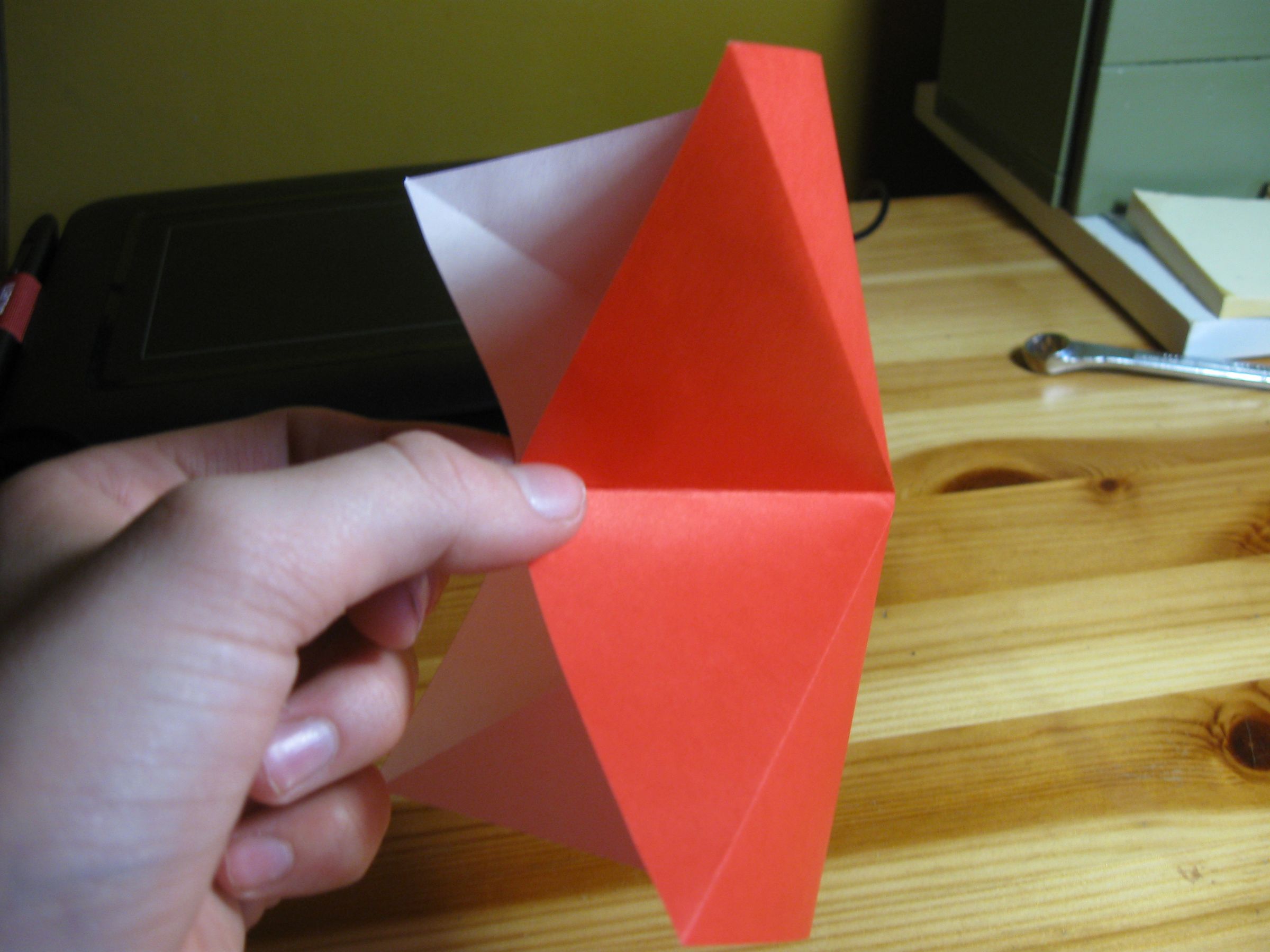 Origami Cube Single Sheet
