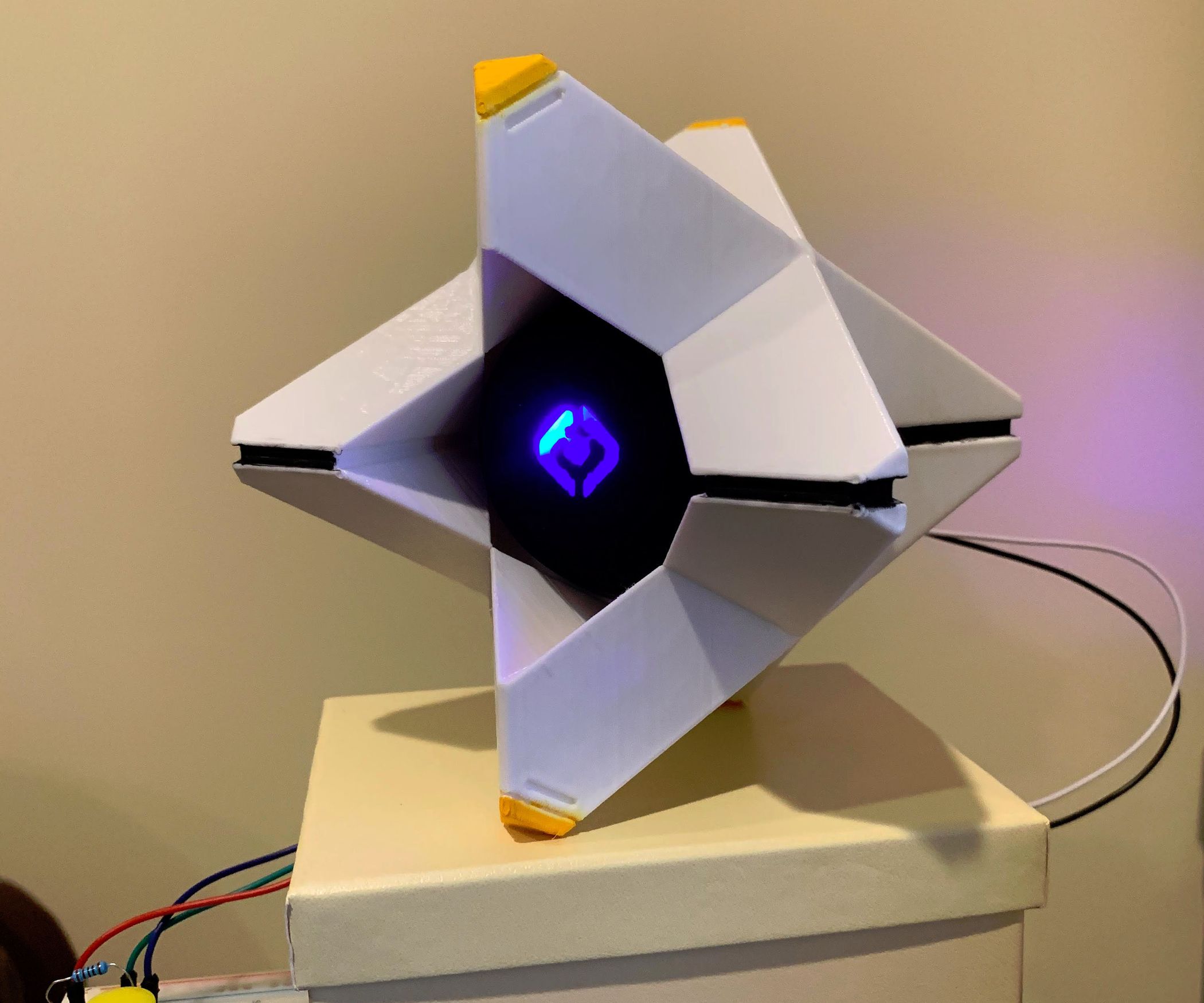 3D Printed Destiny Ghost Light With Arduino Uno : 6 Steps - Instructables