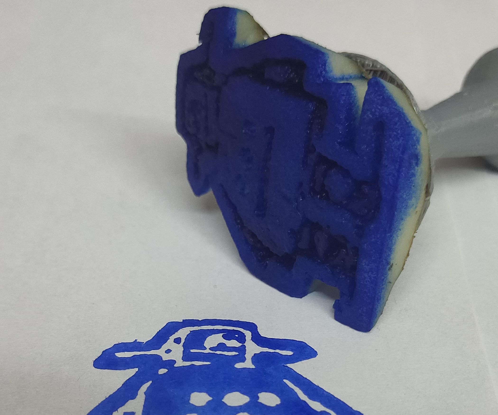 Logo/Photo Stamp: Using TinkerCad, Potato and 3D Printing : 5 Steps ...