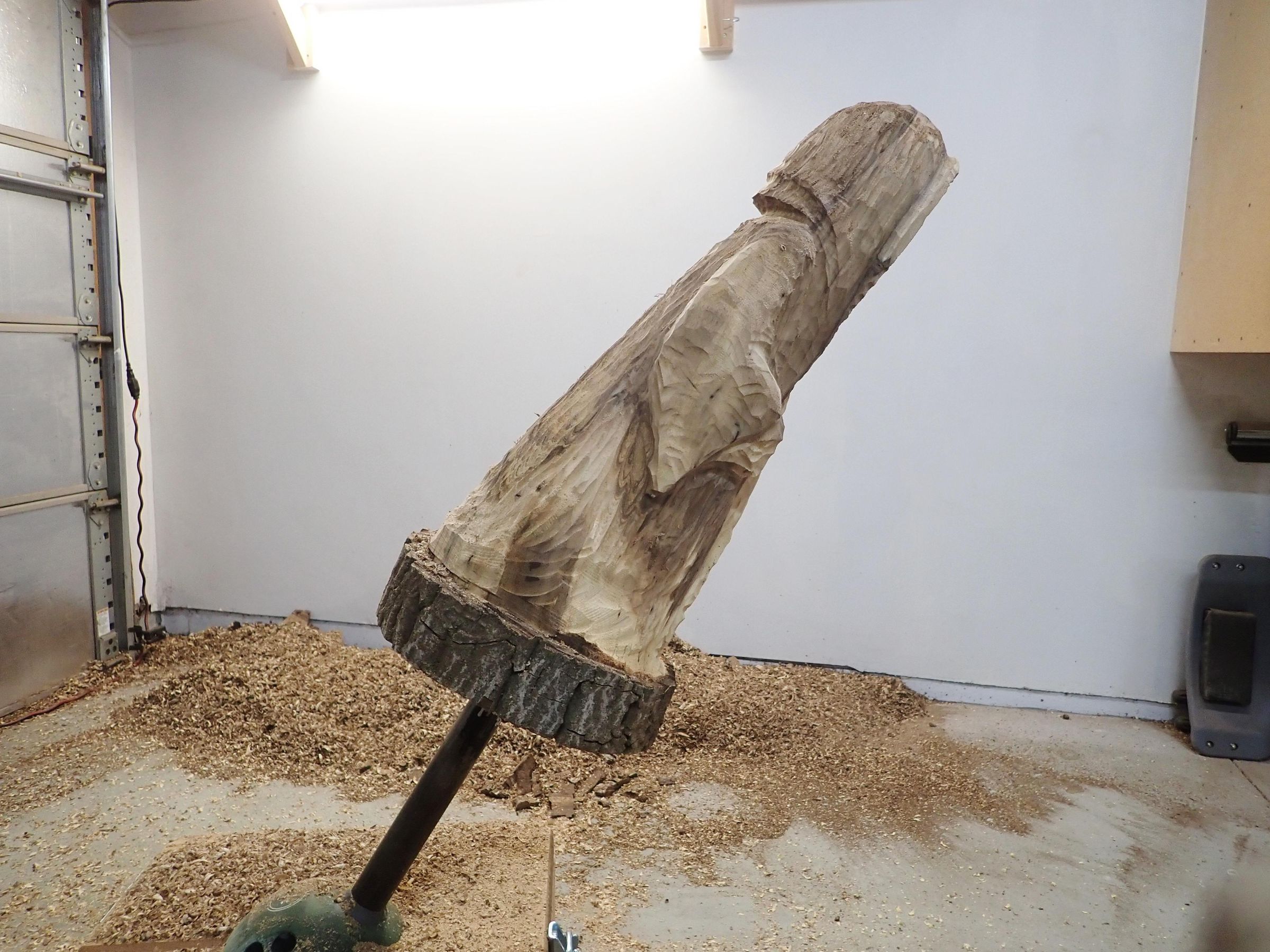 Grim Reaper Carved From a Walnut Log : 17 Steps (with Pictures ...