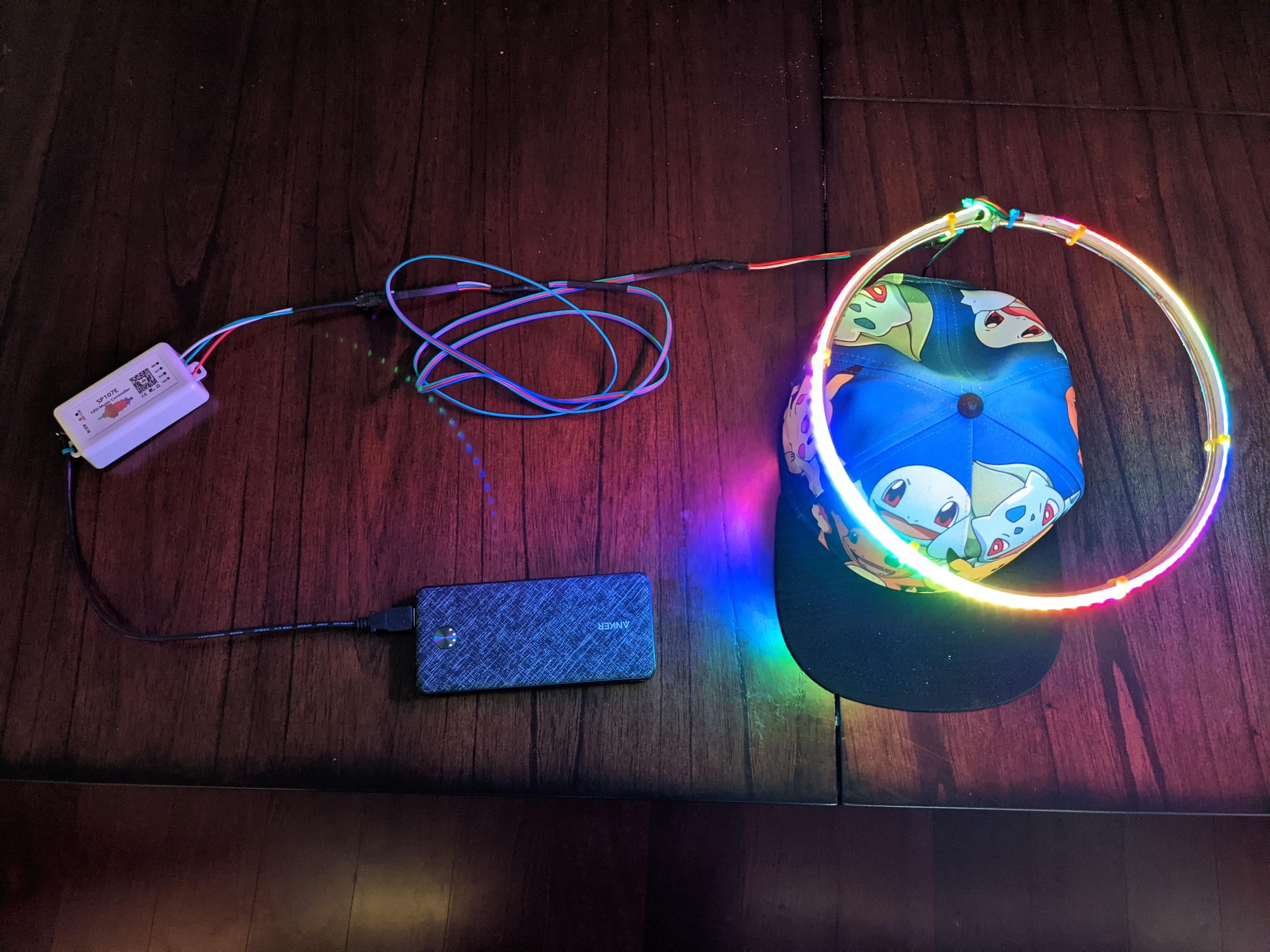 Sound Reactive LED Halo Hat : 6 Steps (with Pictures) - Instructables