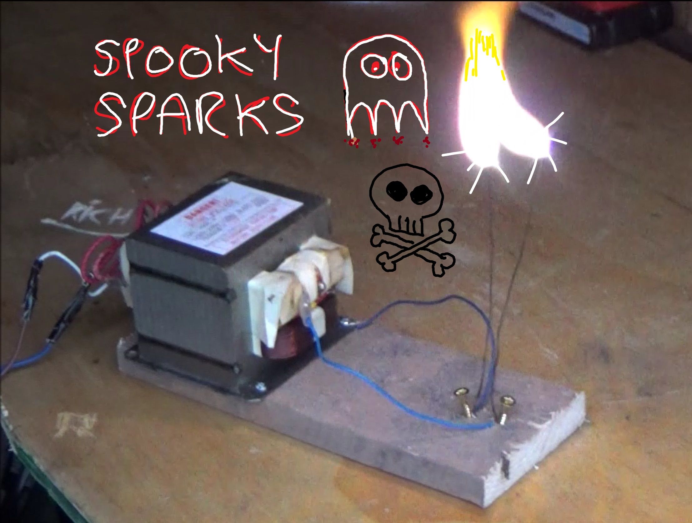 Halloween Lightning - 5KV Electric Jacob's Ladder 萬聖節電光 - 5千伏電氣的雅各天梯 ...