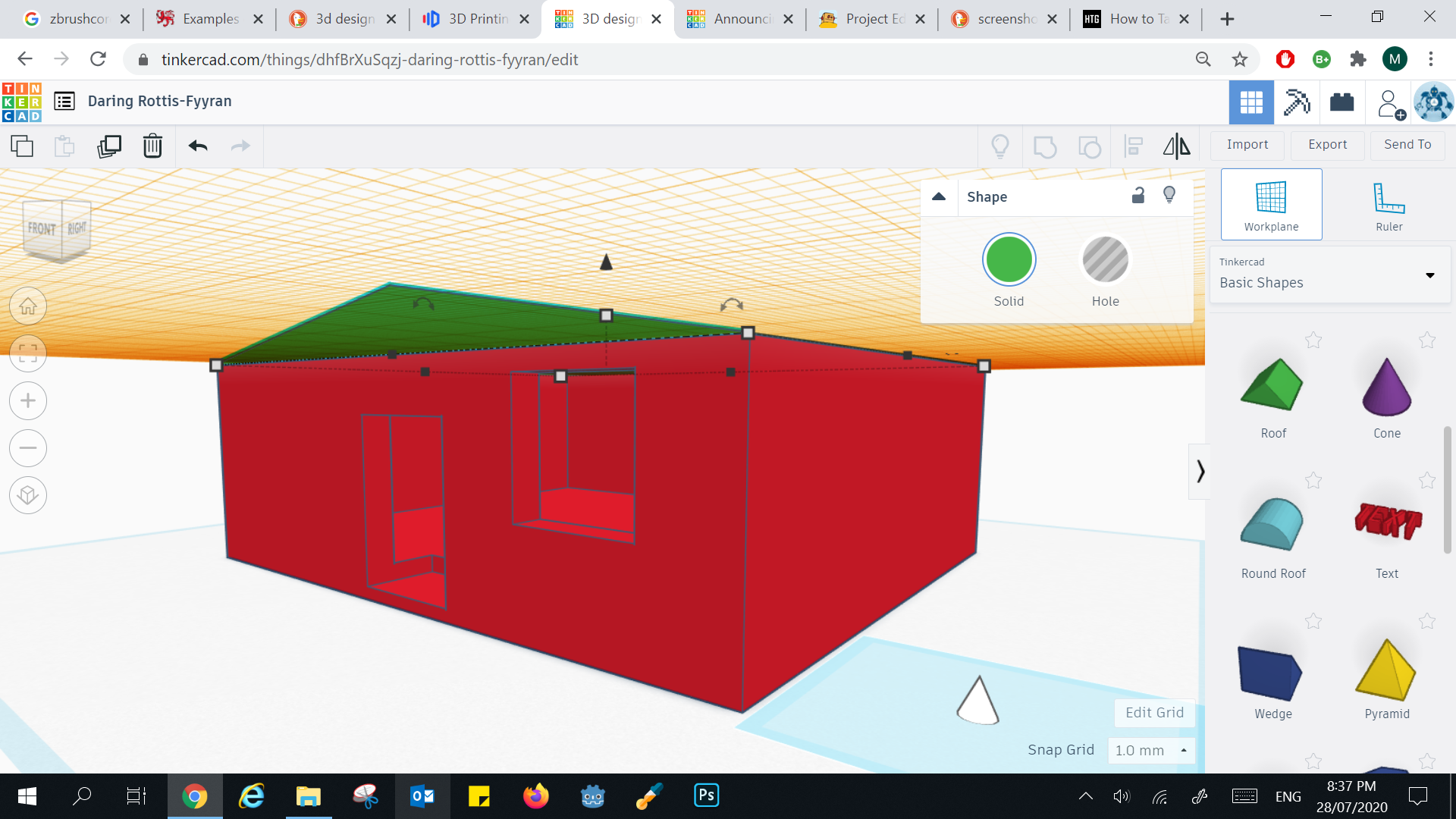 Basic Tinkercad House : 5 Steps - Instructables