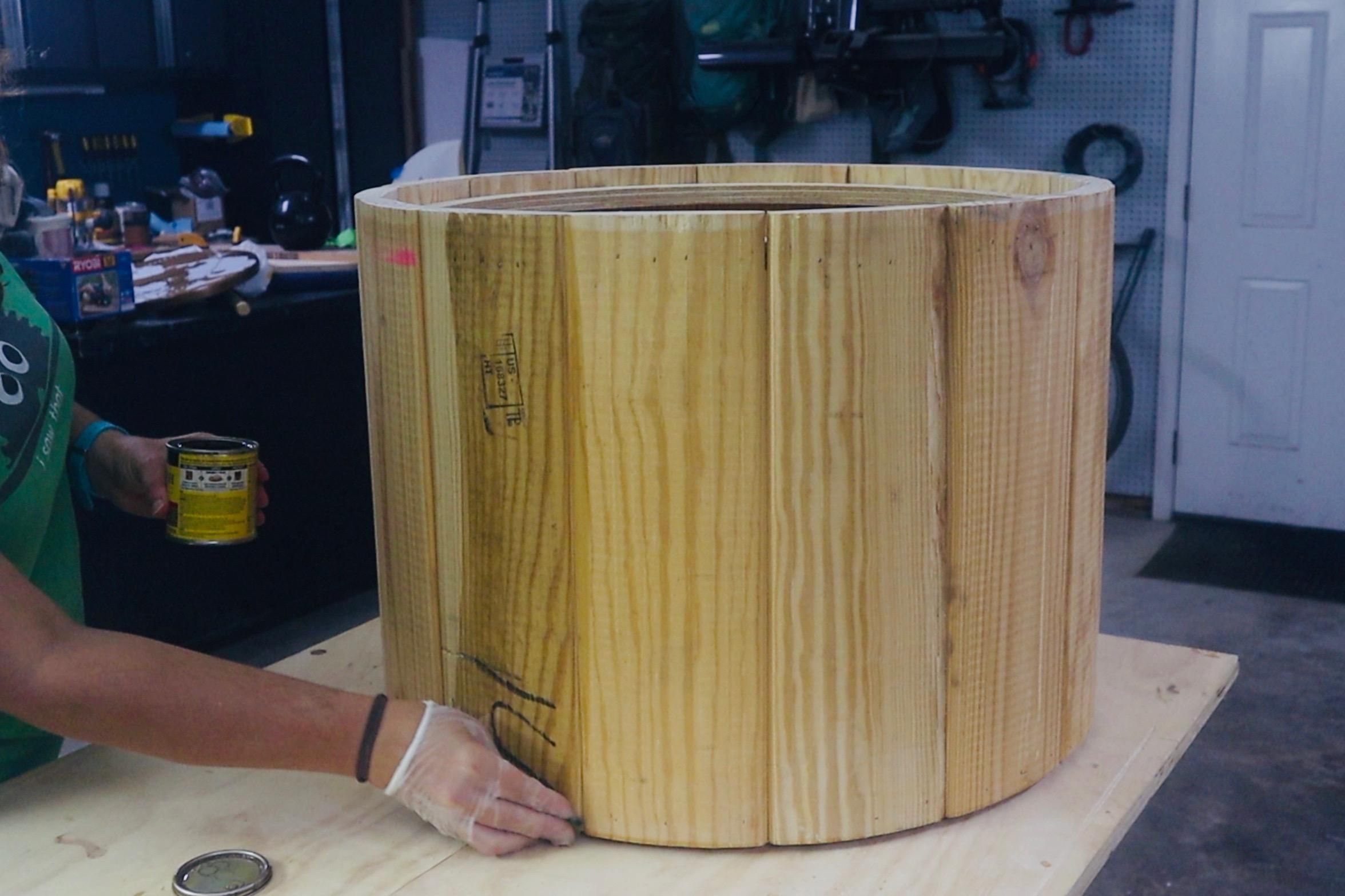 Upcycled Cable Spool Ottoman With Storage : 6 Steps (with Pictures ...