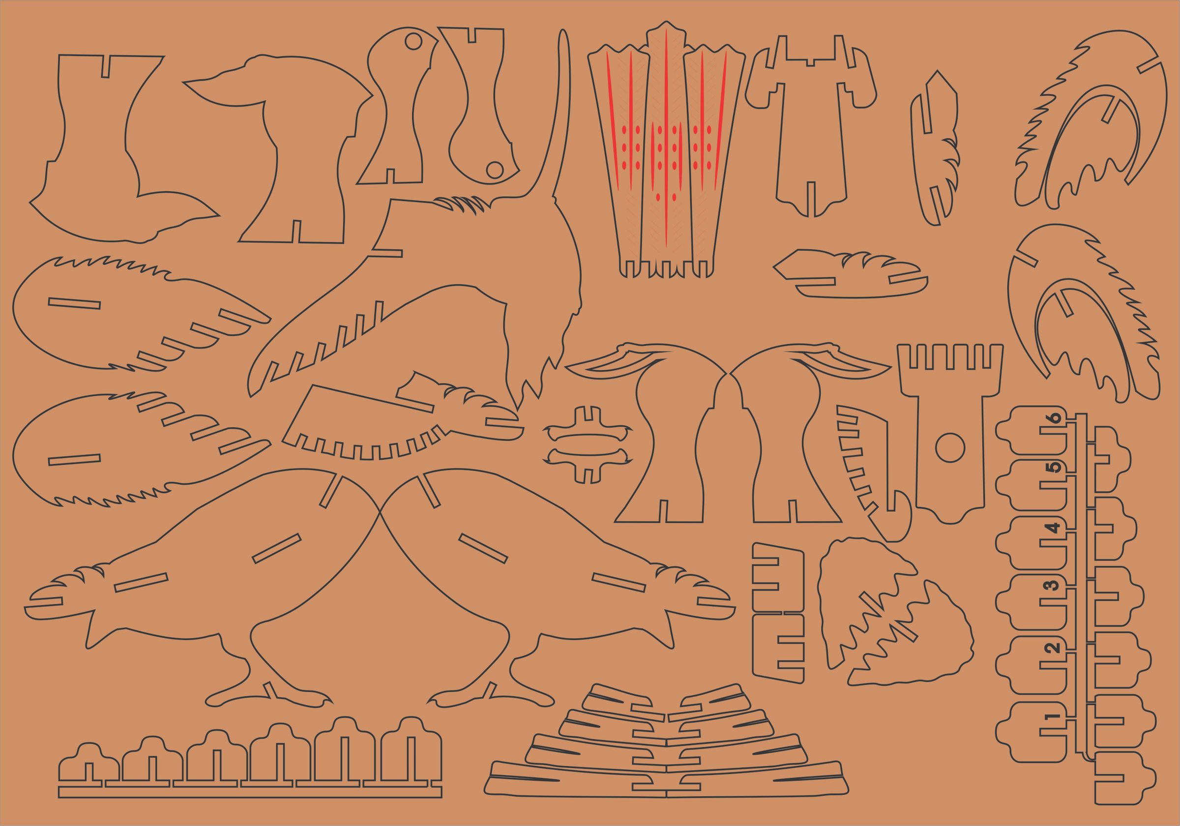 Cut a 3D Bird With Laser Cutter : 6 Steps - Instructables