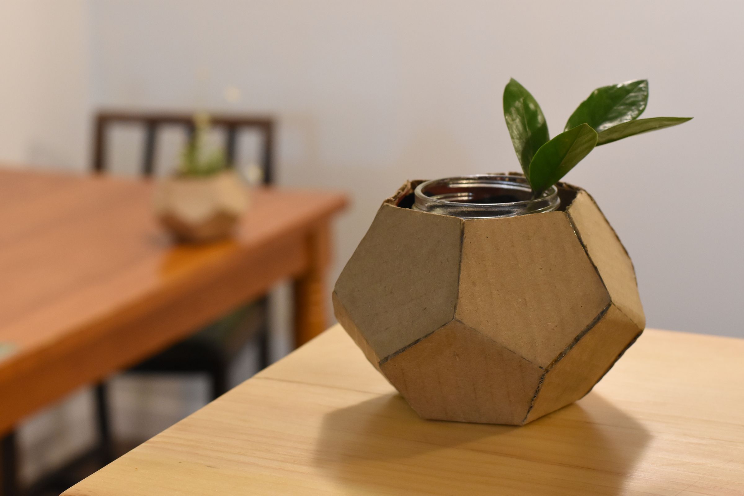 Modern Geometric [Cardboard] Planter : 8 Steps (with Pictures ...
