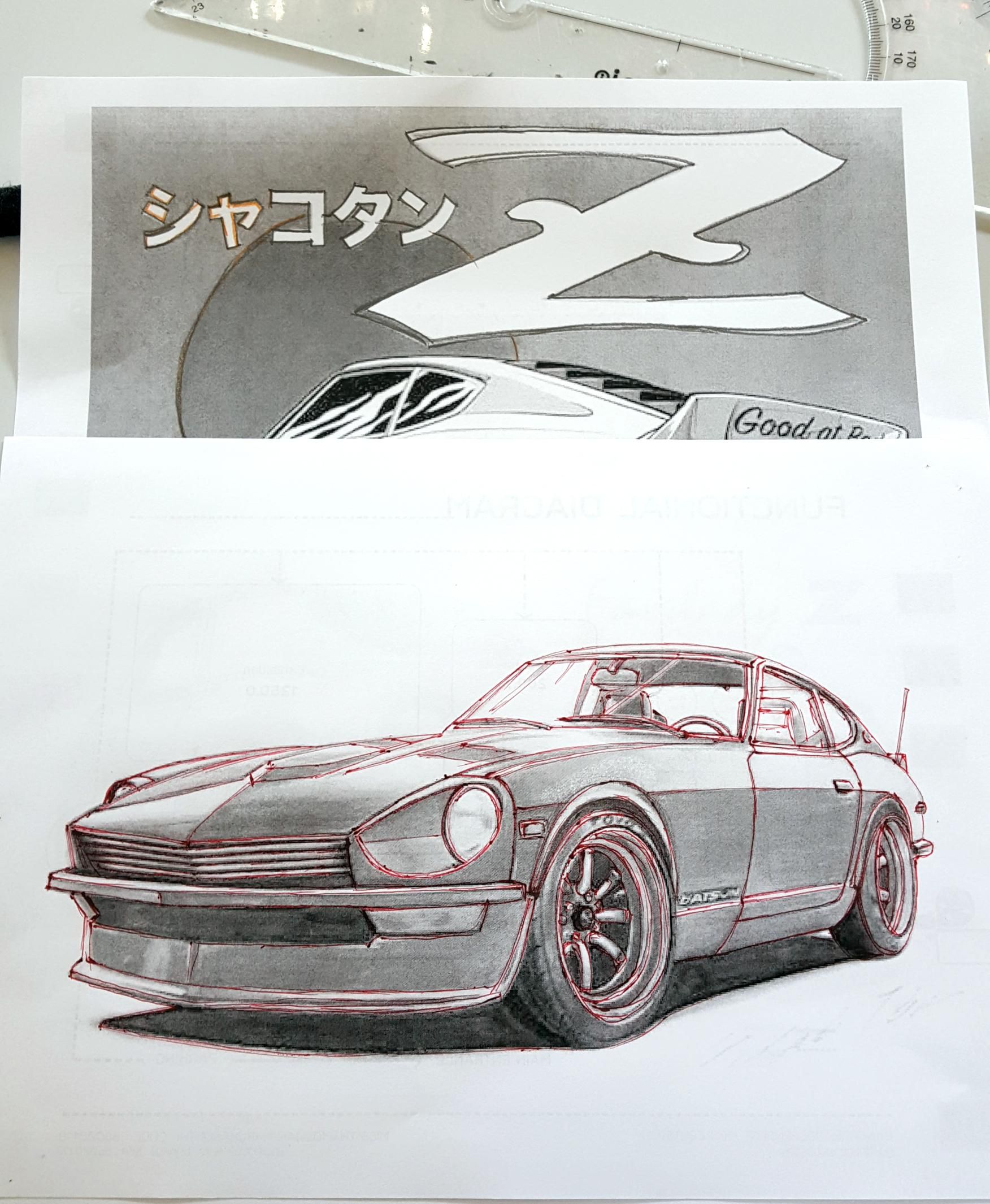 Datsun 240Z Painting. : 3 Steps - Instructables