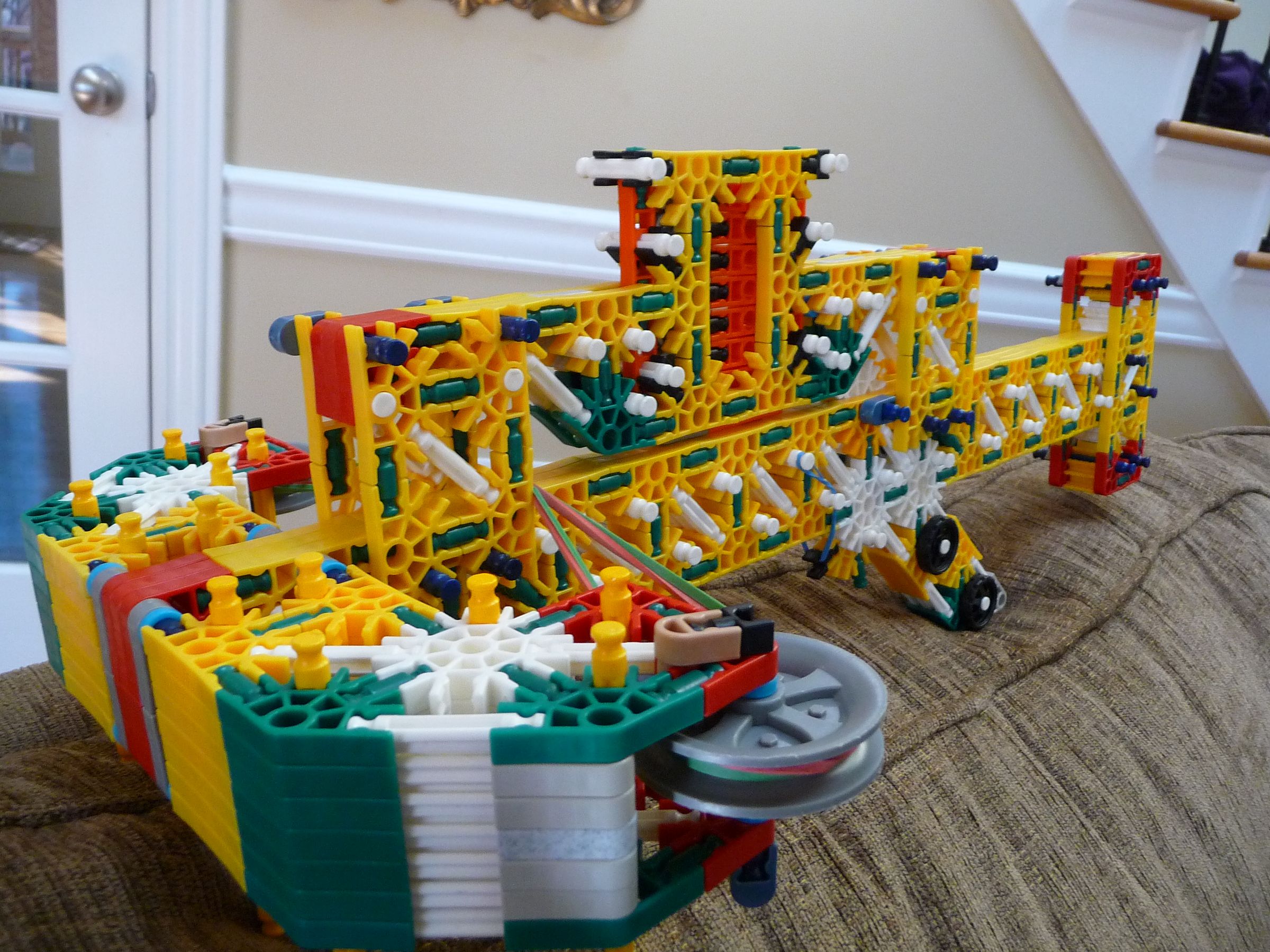 Knex Magazine Fed Crossbow - Instructables