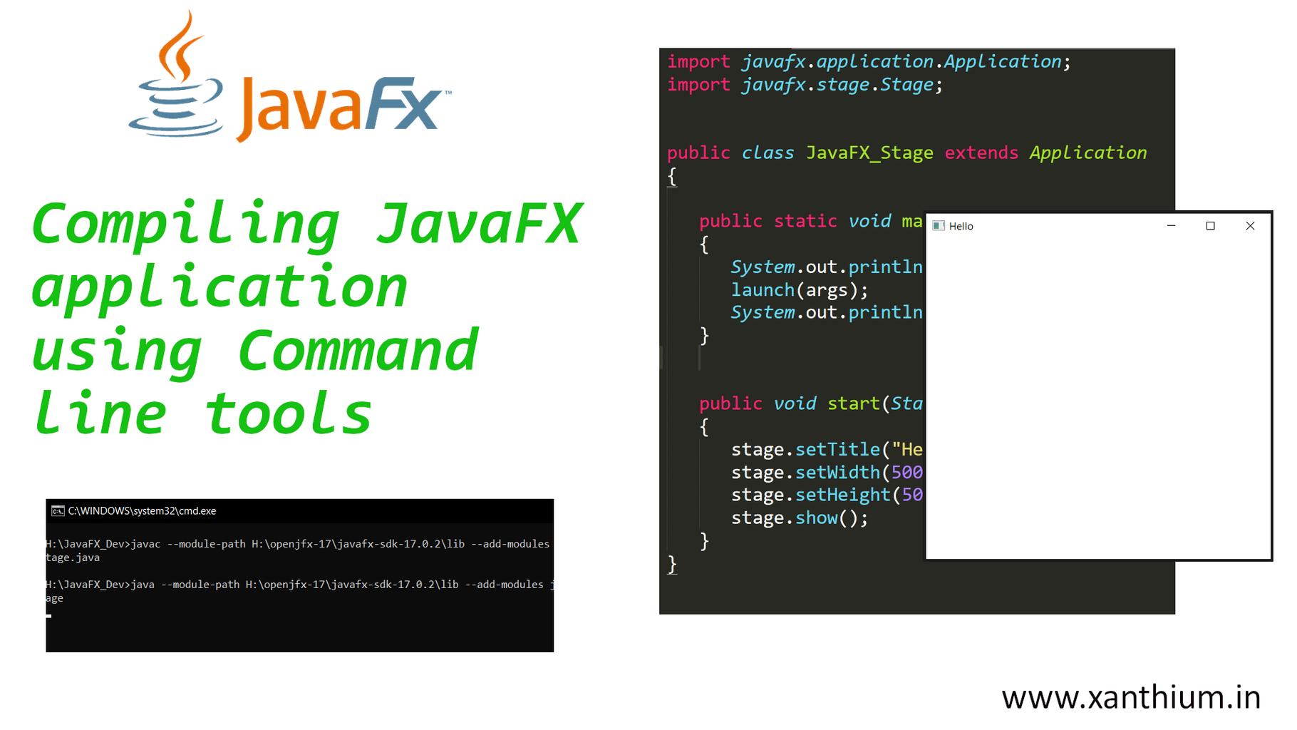 Compiling and Running a JavaFX Application on Command Line Using JDK ... Compiling and Running a JavaFX Application on Command Line Using JDK ...