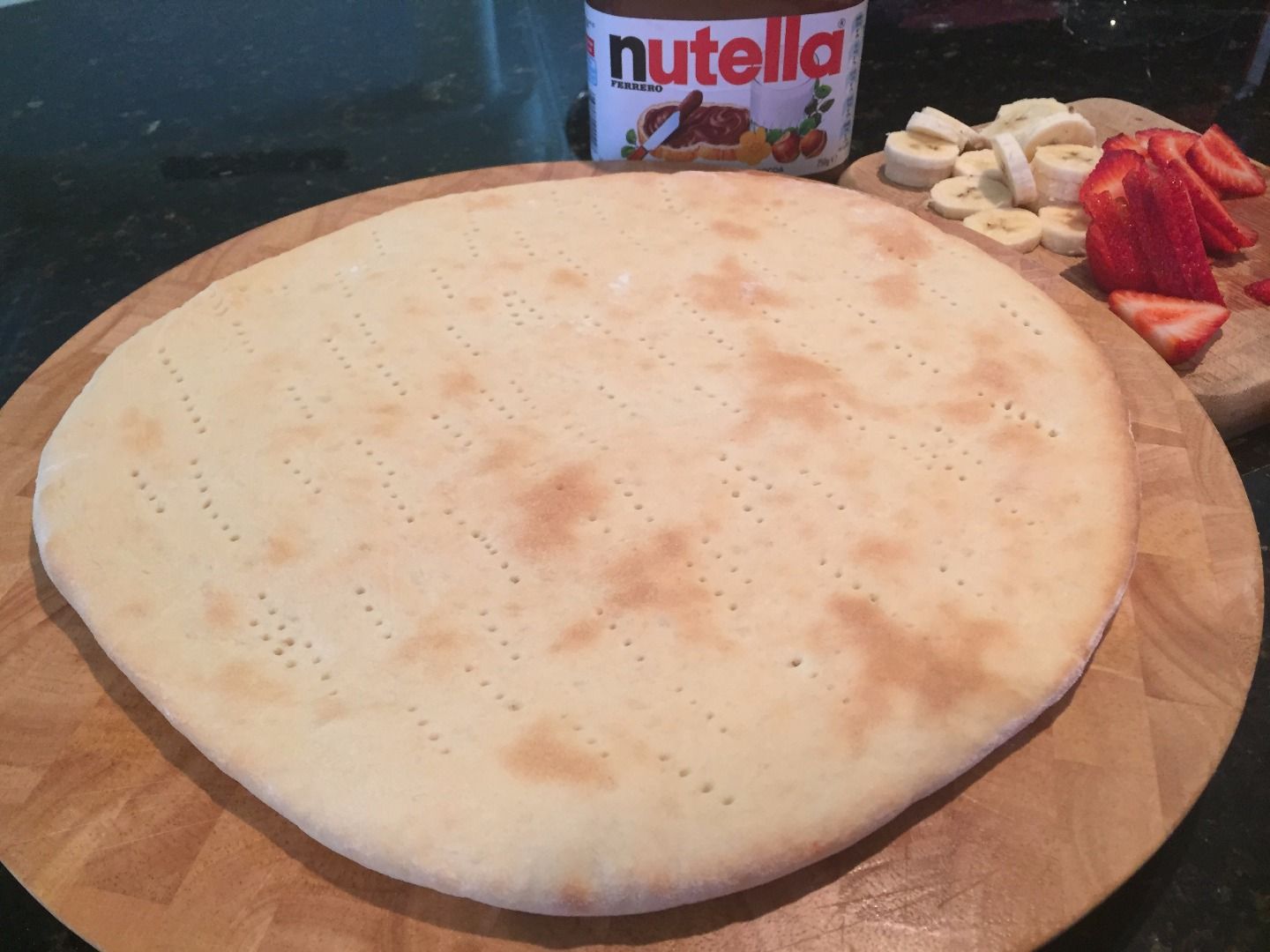 Nutella Dessert Pizza (Dough From Scratch!!) : 7 Steps (with Pictures ...