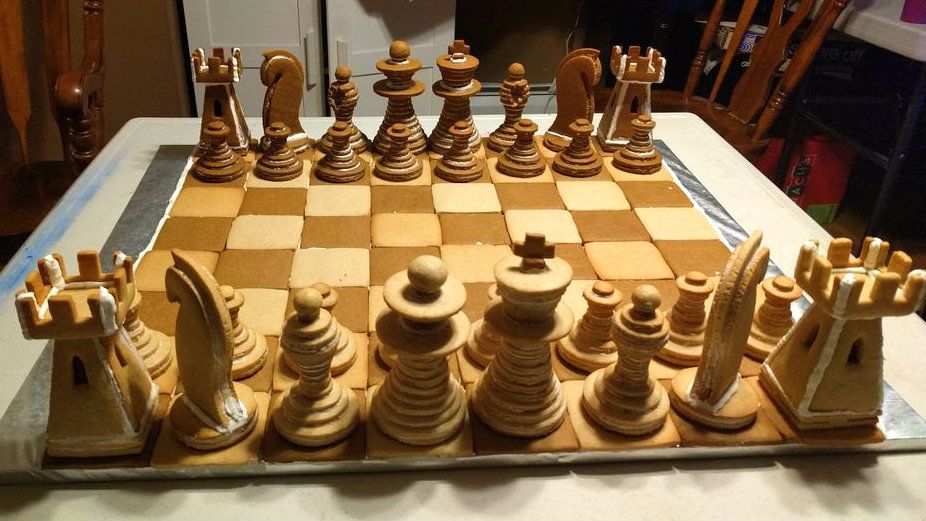 Edible Chess Pieces