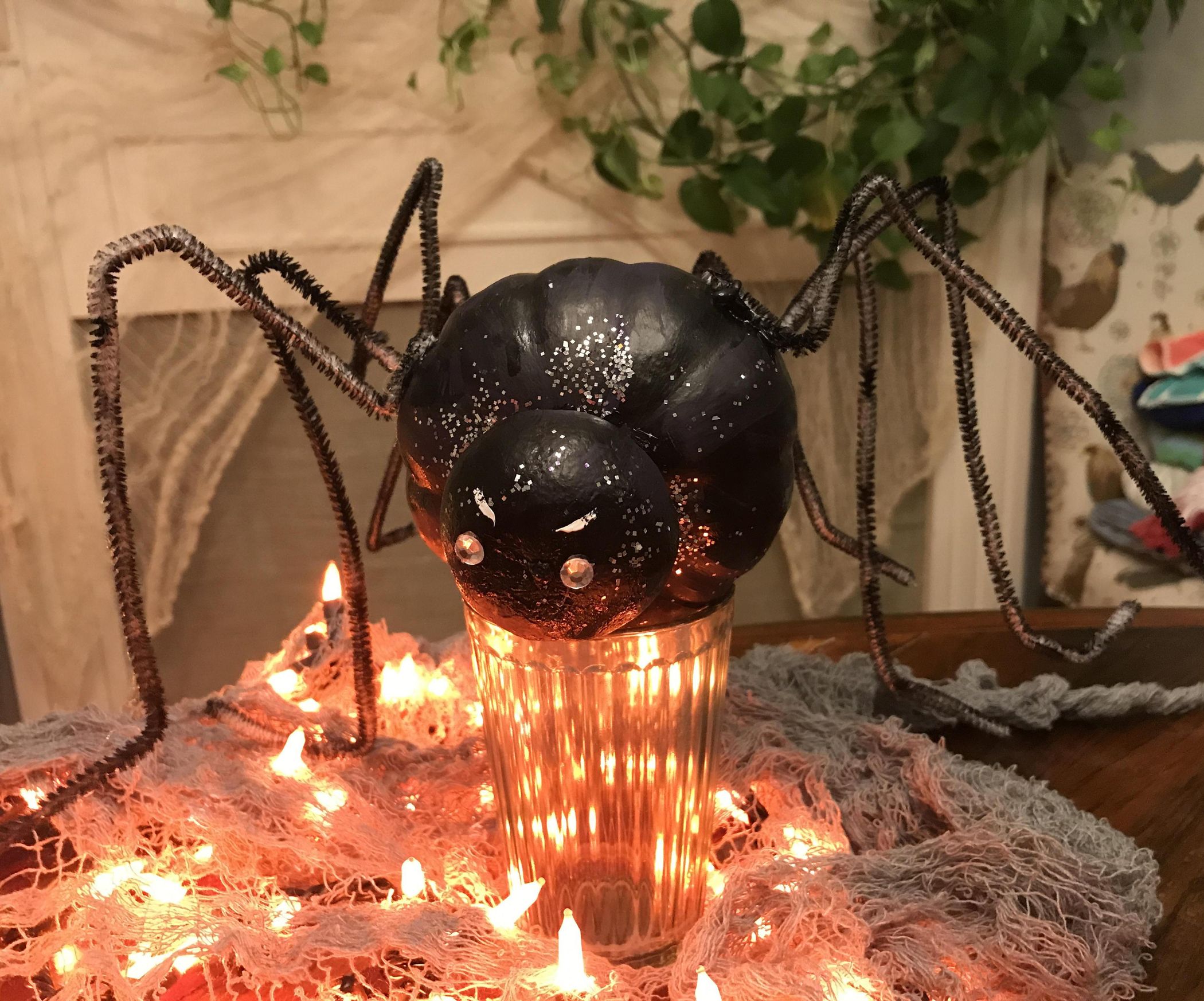 Pumpkin Spider : 3 Steps (with Pictures) - Instructables