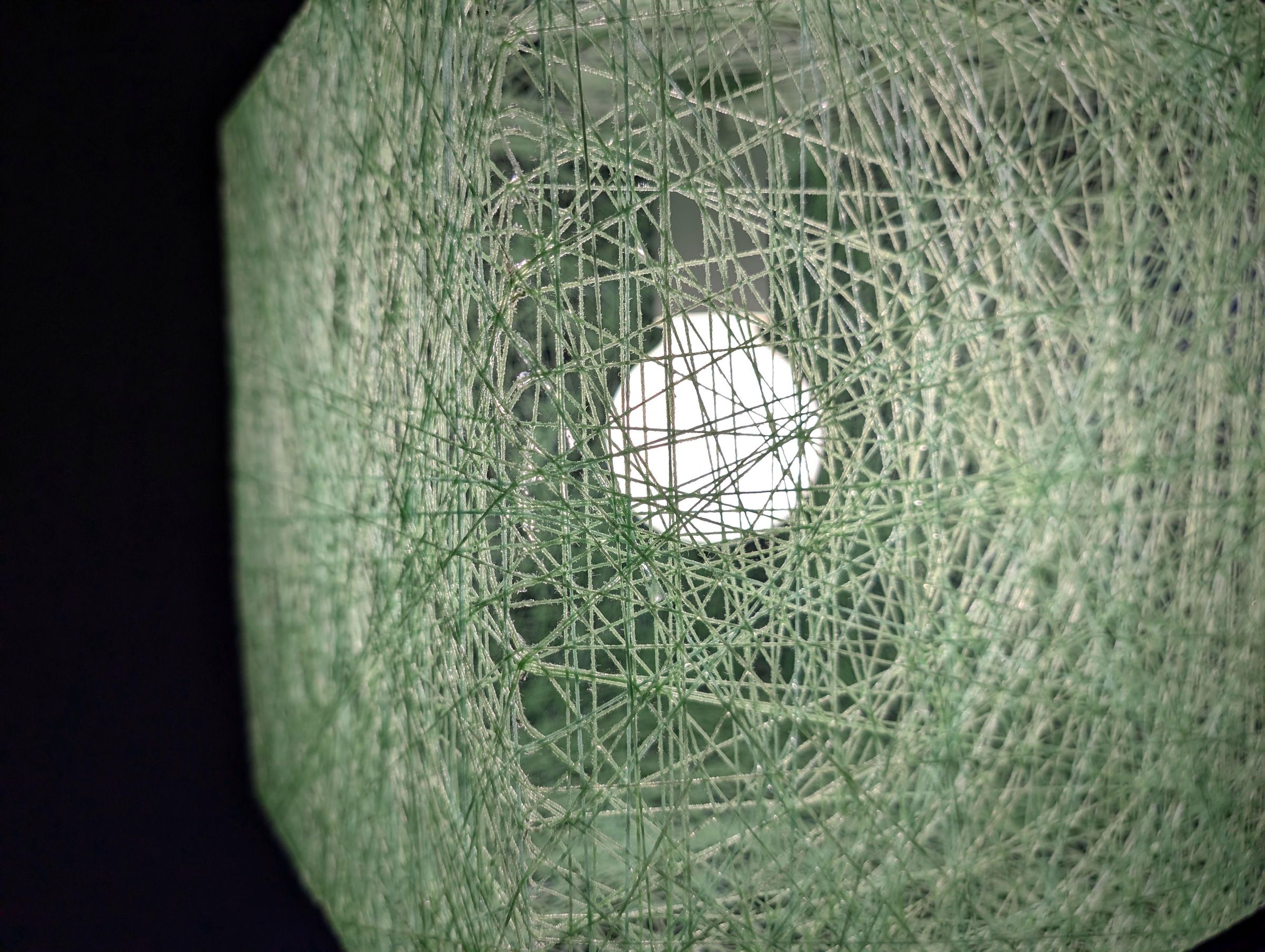 DIY Cube-Shaped String Pendant Lamp : 7 Steps (with Pictures ...
