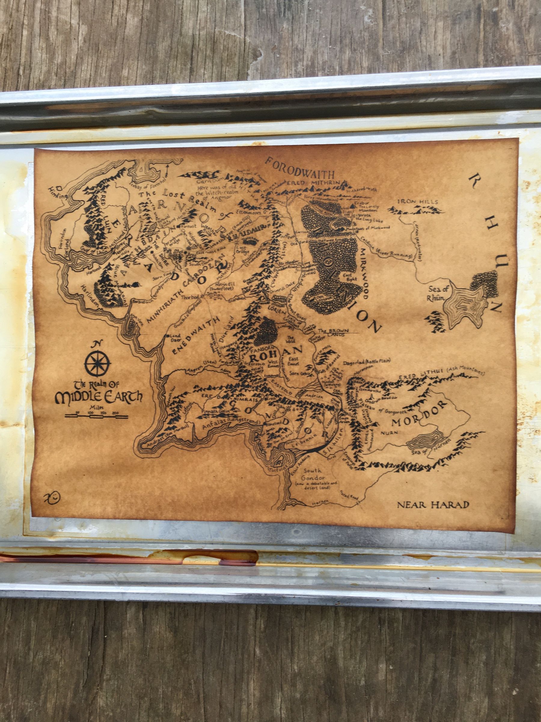 Coffee-Antiqued Map : 3 Steps (with Pictures) - Instructables