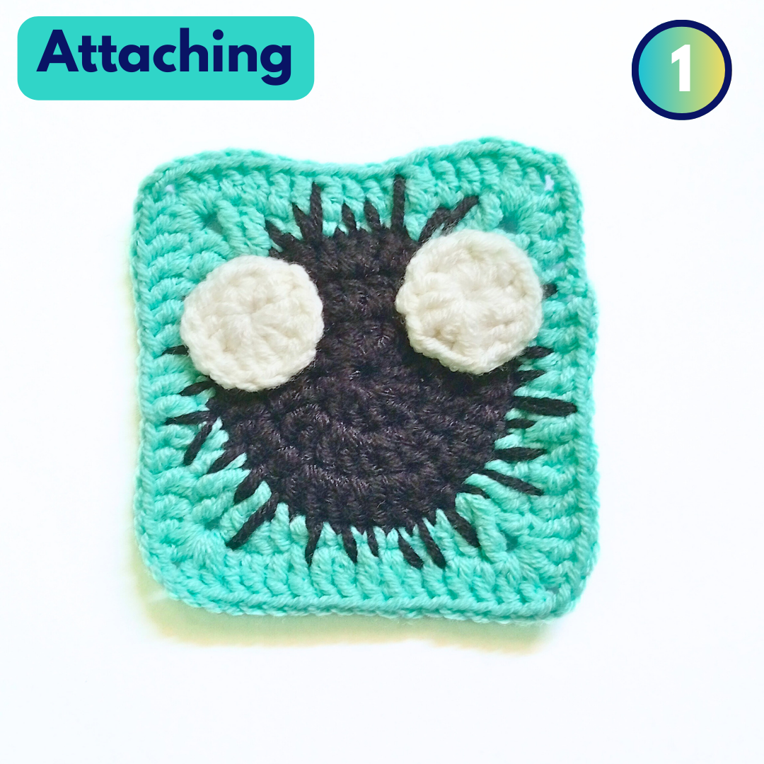 DIY Ghibli Granny Square Crochet Patterns: Kaonashi and Susuwatari ...