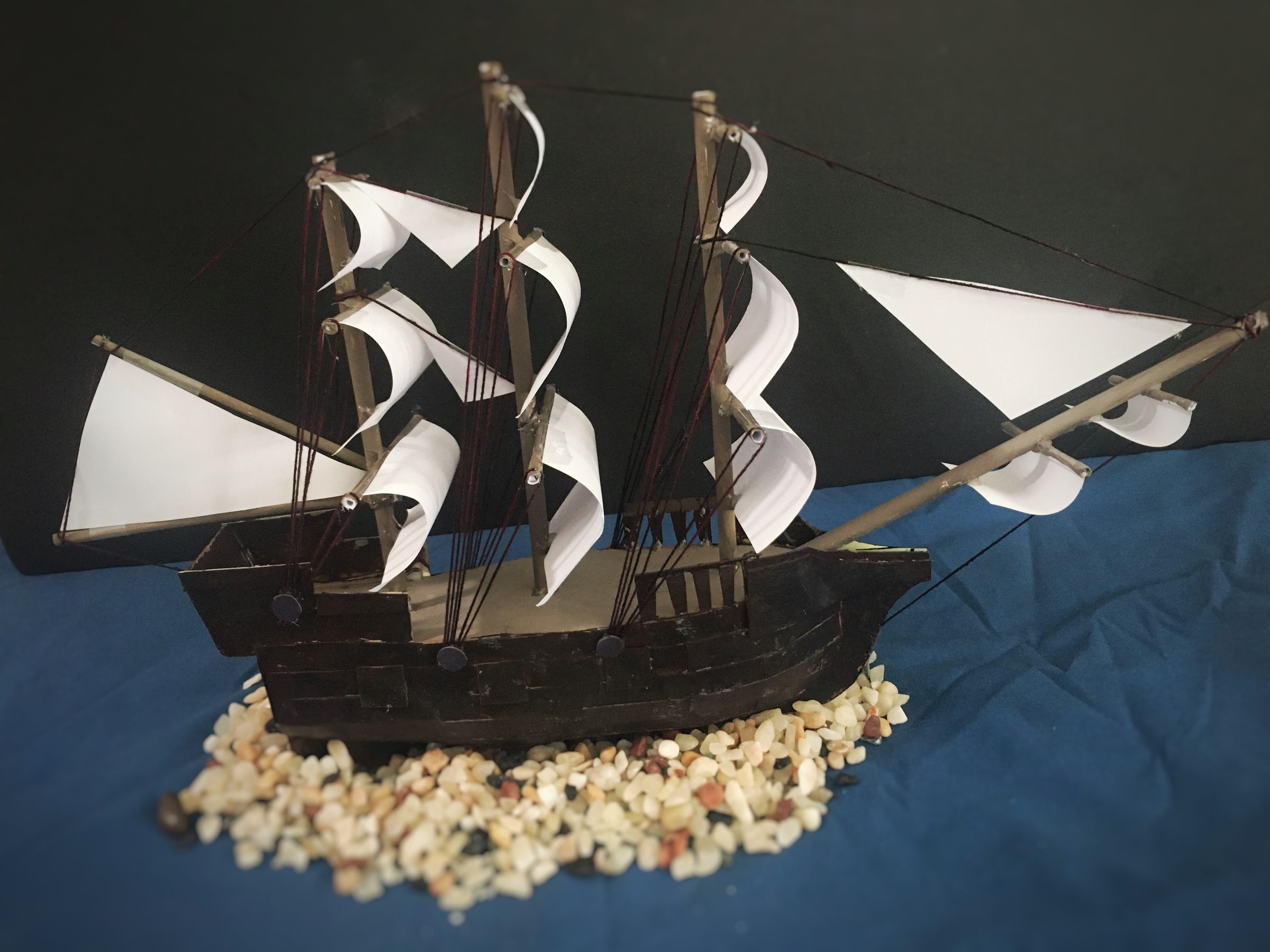 Model Ship From Paper and Cardboard : 15 Steps (with Pictures ...