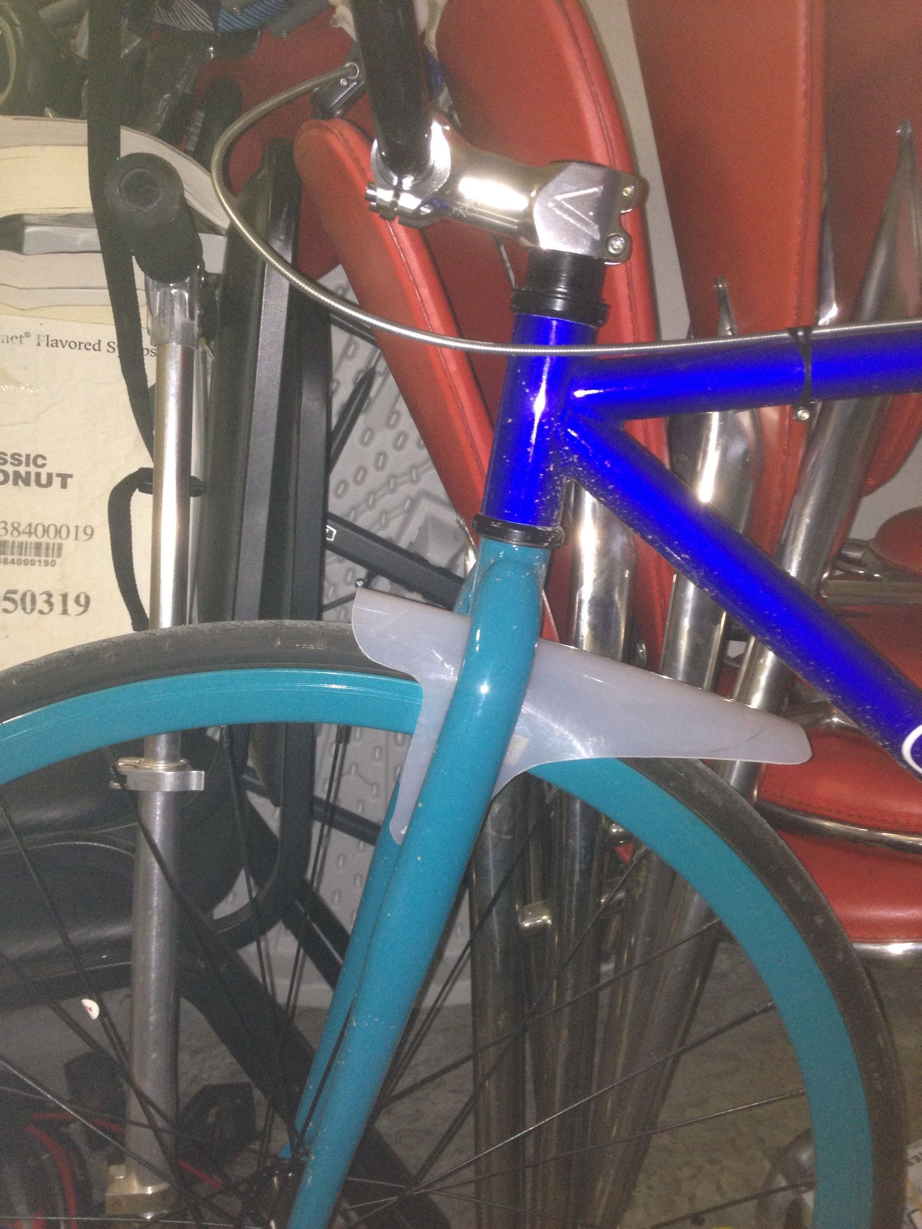 $1 MTB Mud Guard : 6 Steps - Instructables
