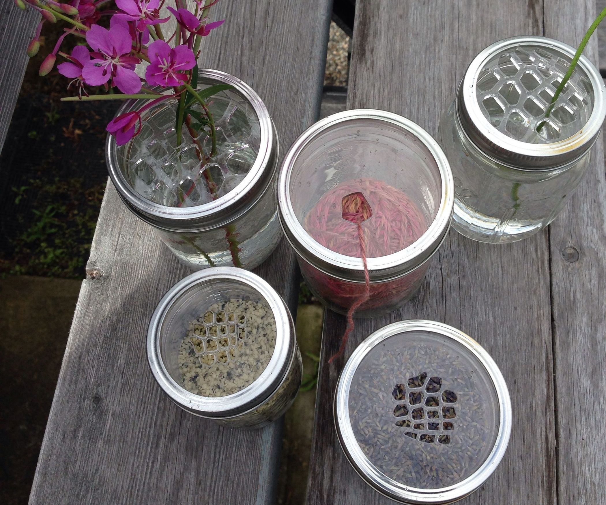 Mason Jar Lid Inserts - 5 Designs (dragonfly Wing Inspired) : 9 Steps ...