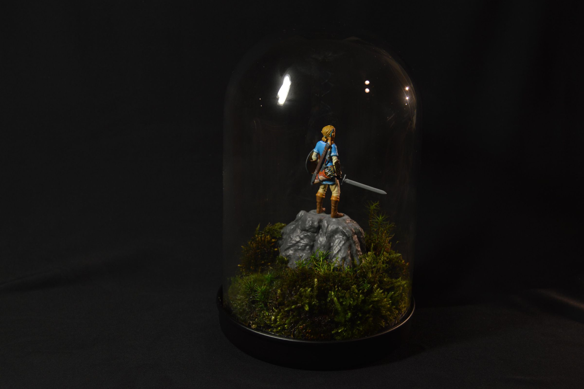 The Legend of Zelda - Moss Terrarium Using IKEA Glass Dome : 16 Steps ...