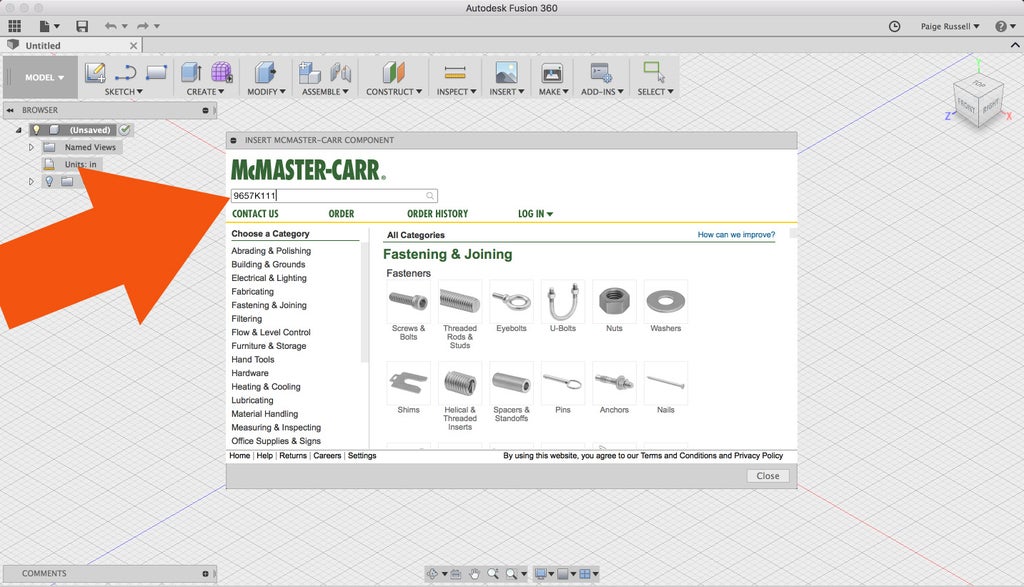 Import Mcmaster Carr Components Into Tinkercad 4 Steps With Pictures