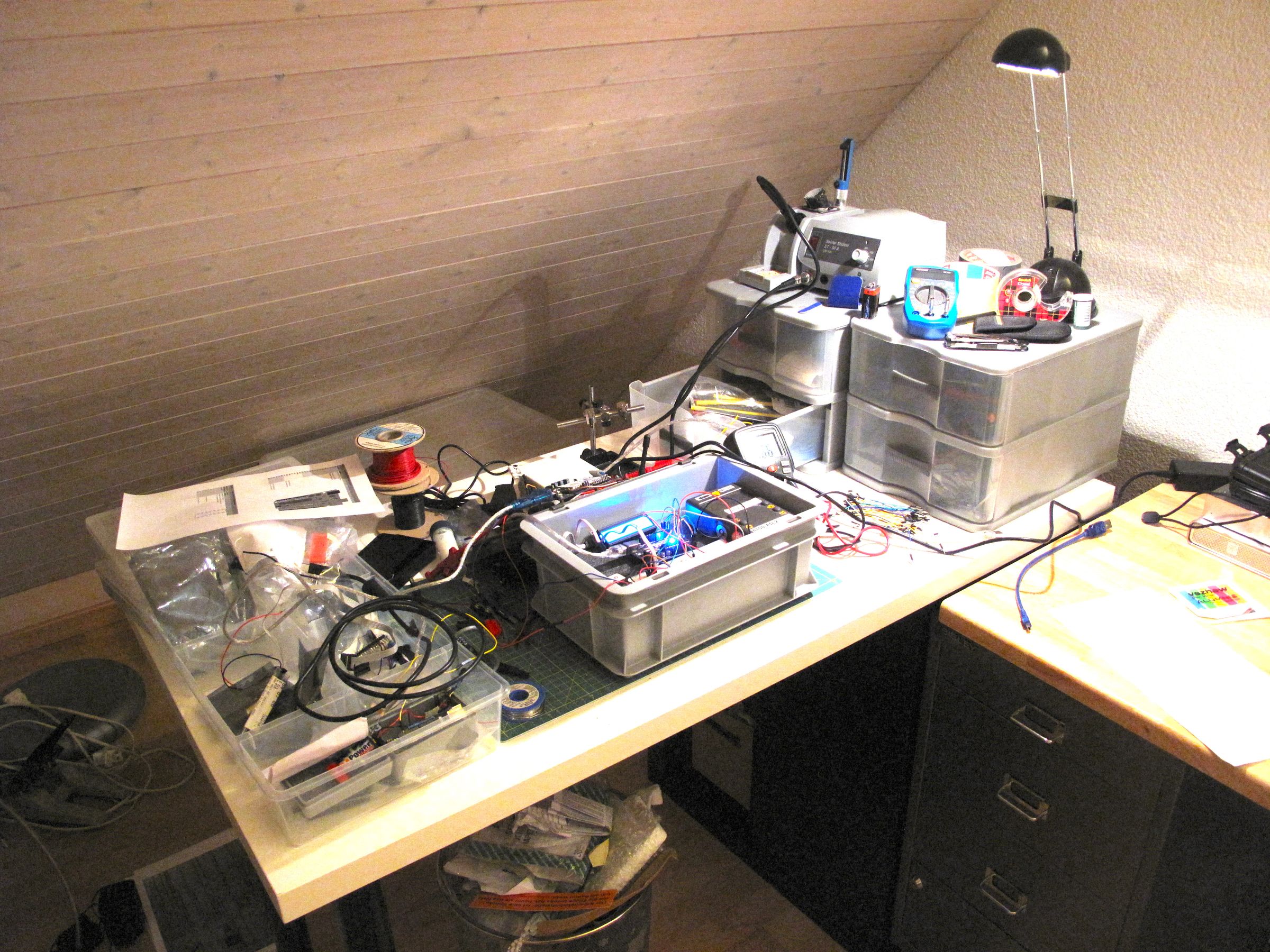 Easy Work Bench Organizer With Wire Dispenser (with Pictures ...