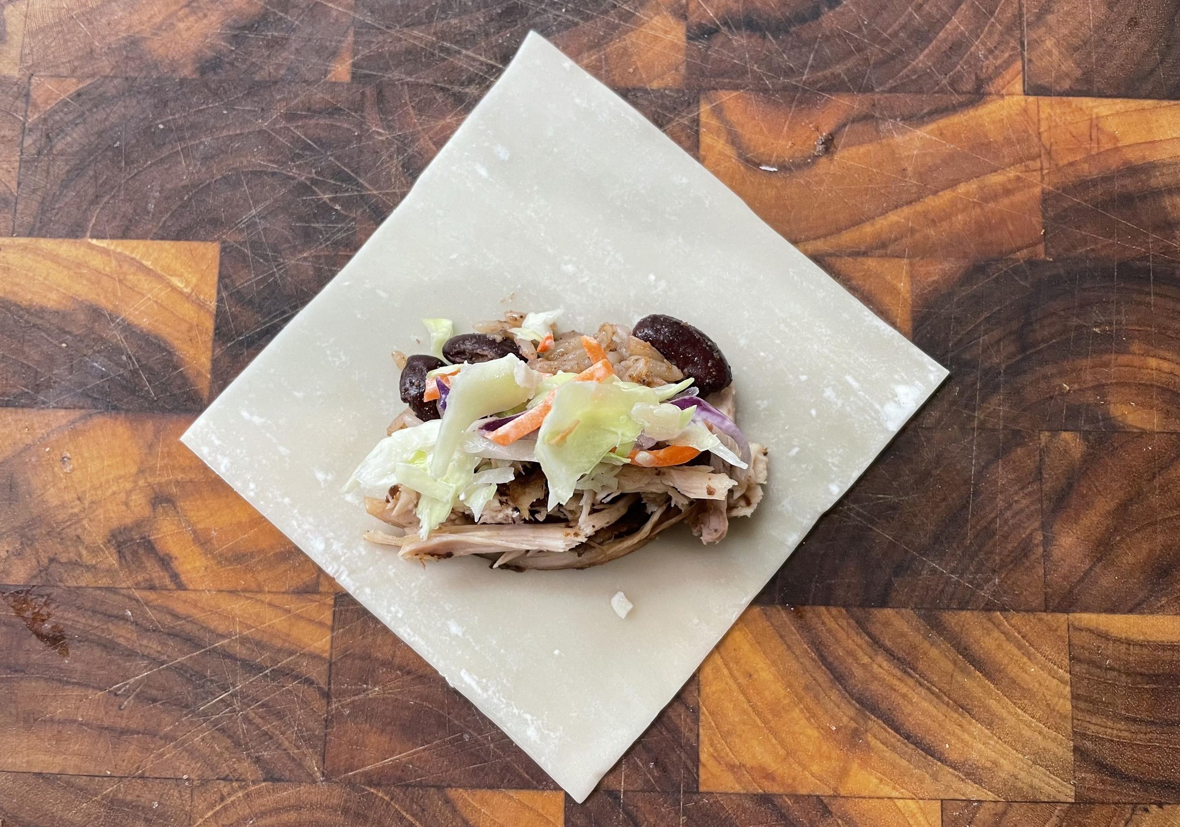 "Jerk Chicken Mini Eggrolls on a Stick" or "How I Changed a Takeout ...