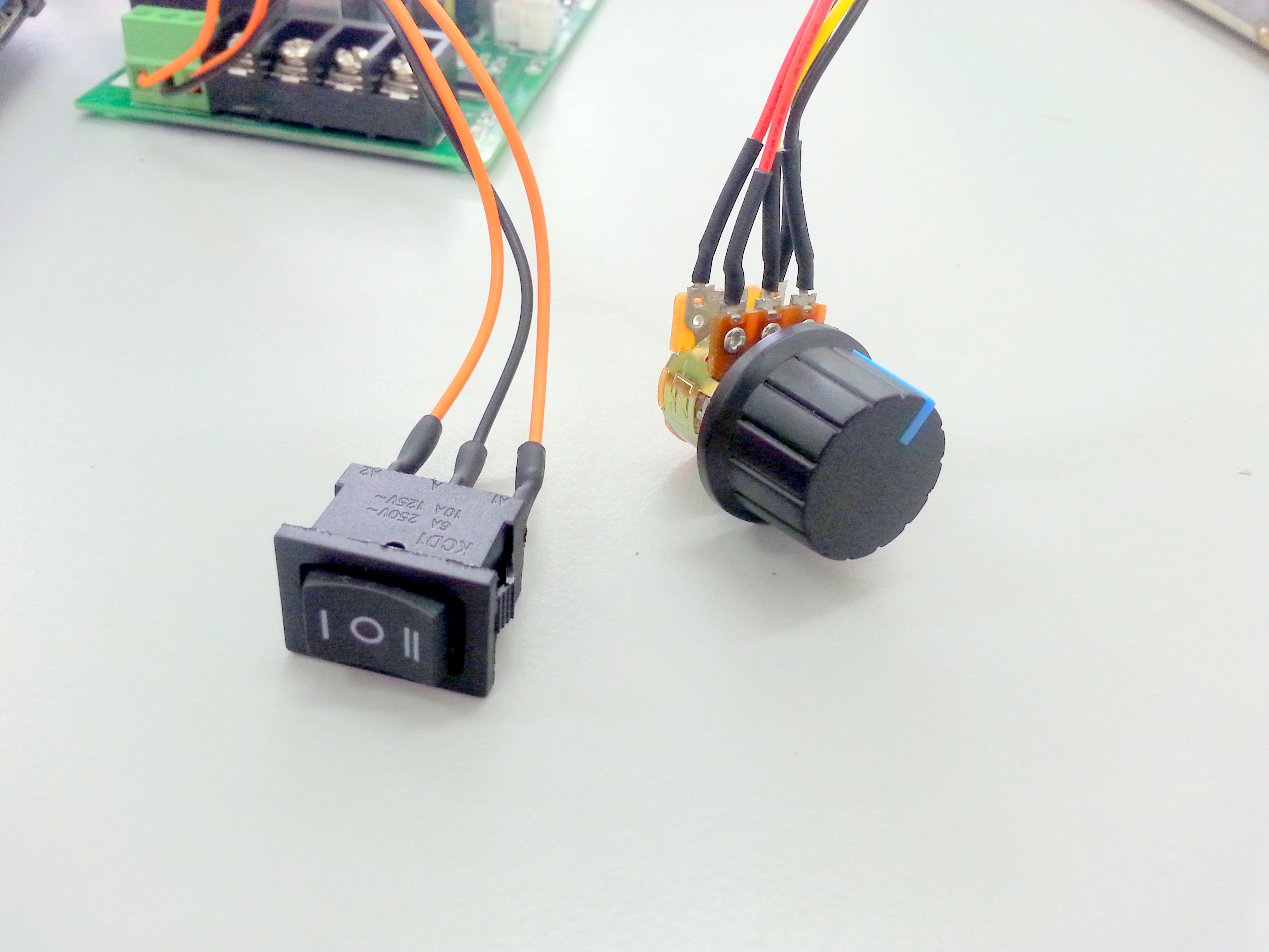 How to Use 40A Forward Reverse Speed Adjustable DC Motor Controller : 3 ...