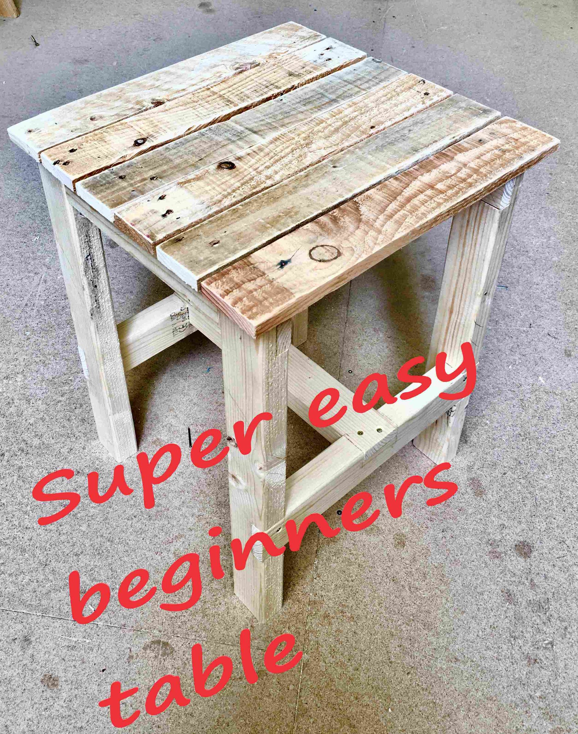 Super Easy Table : 7 Steps (with Pictures) - Instructables