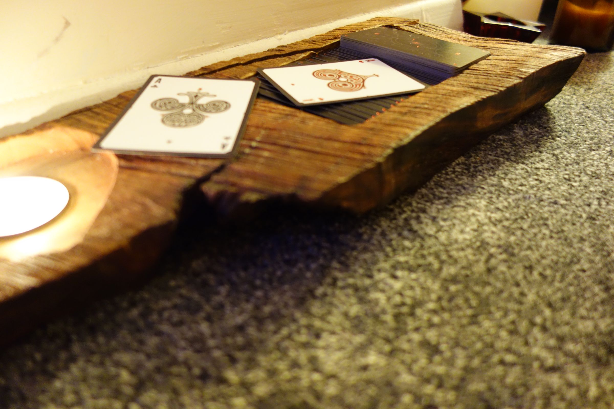 Floating Live Edge Playing Card Shelf : 9 Steps (with Pictures ...