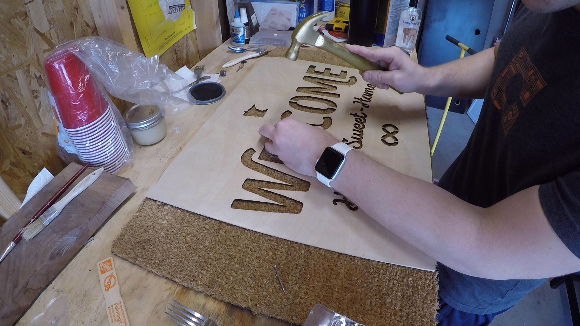 Making a Custom Welcome Mat : 9 Steps (with Pictures) - Instructables