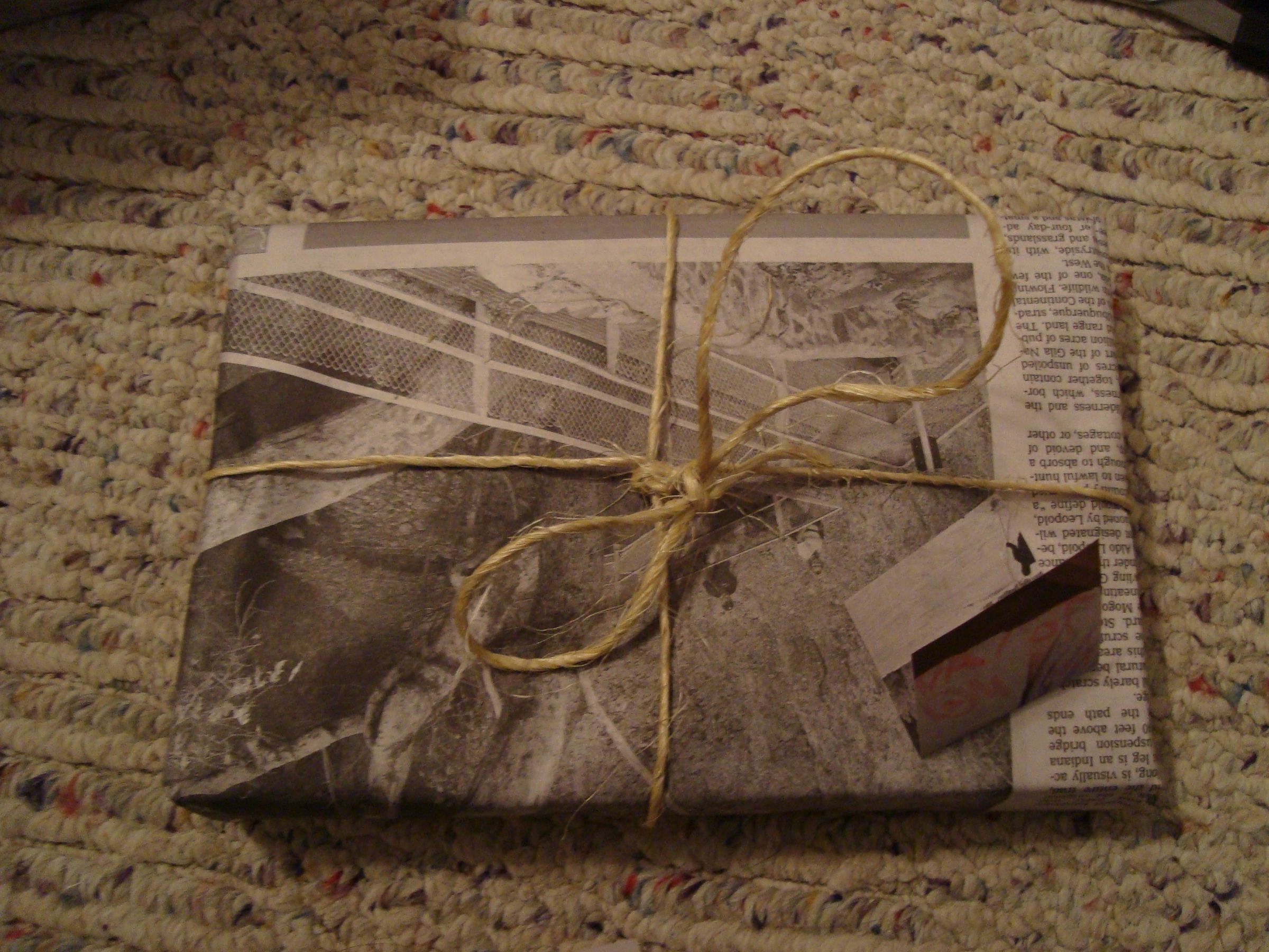 Gift-wrapping With Newspaper : 4 Steps - Instructables