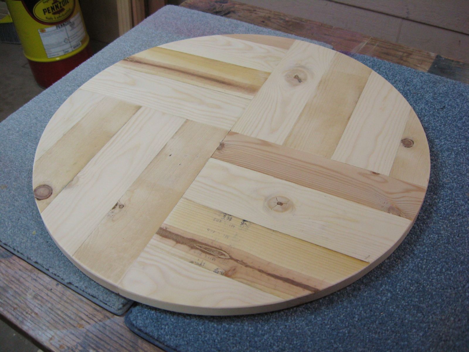 Knotted Tree Table (from Old Christmas Trees) : 10 Steps (with Pictures ...