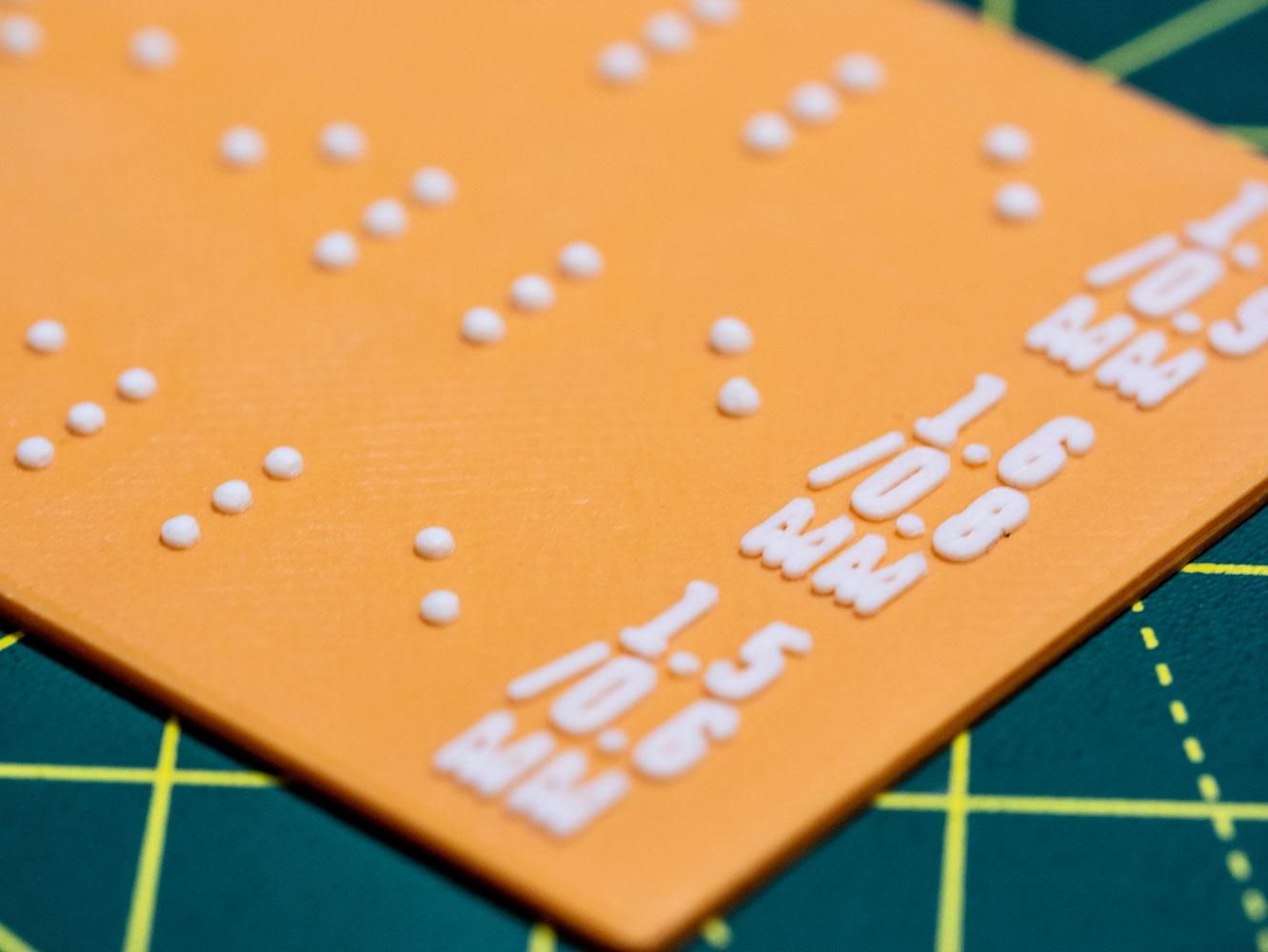 Easy 3D Printed Braille to Add to Everything! : 10 Steps (with Pictures ...