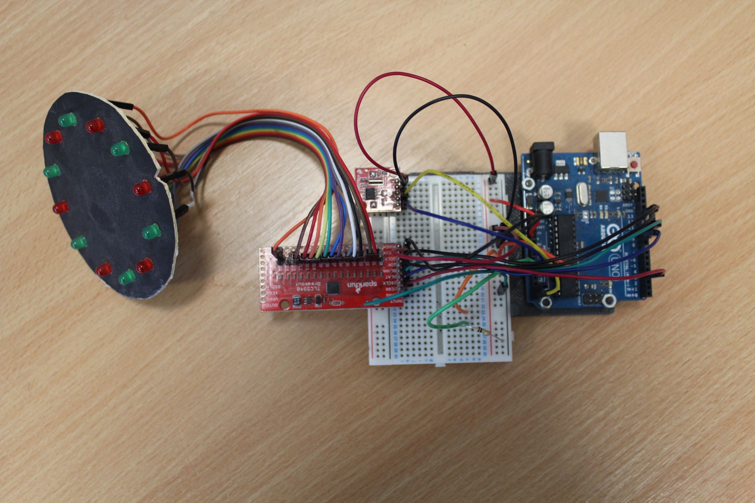 Arduino LED Backlight Clock With Pulsing Minute Hand : 7 Steps (with ...