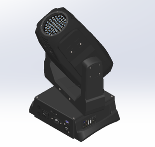 DMX Controlled LED Moving Light - TrueLight750 (Updated) (Still In-Progress) : 7 Steps ...