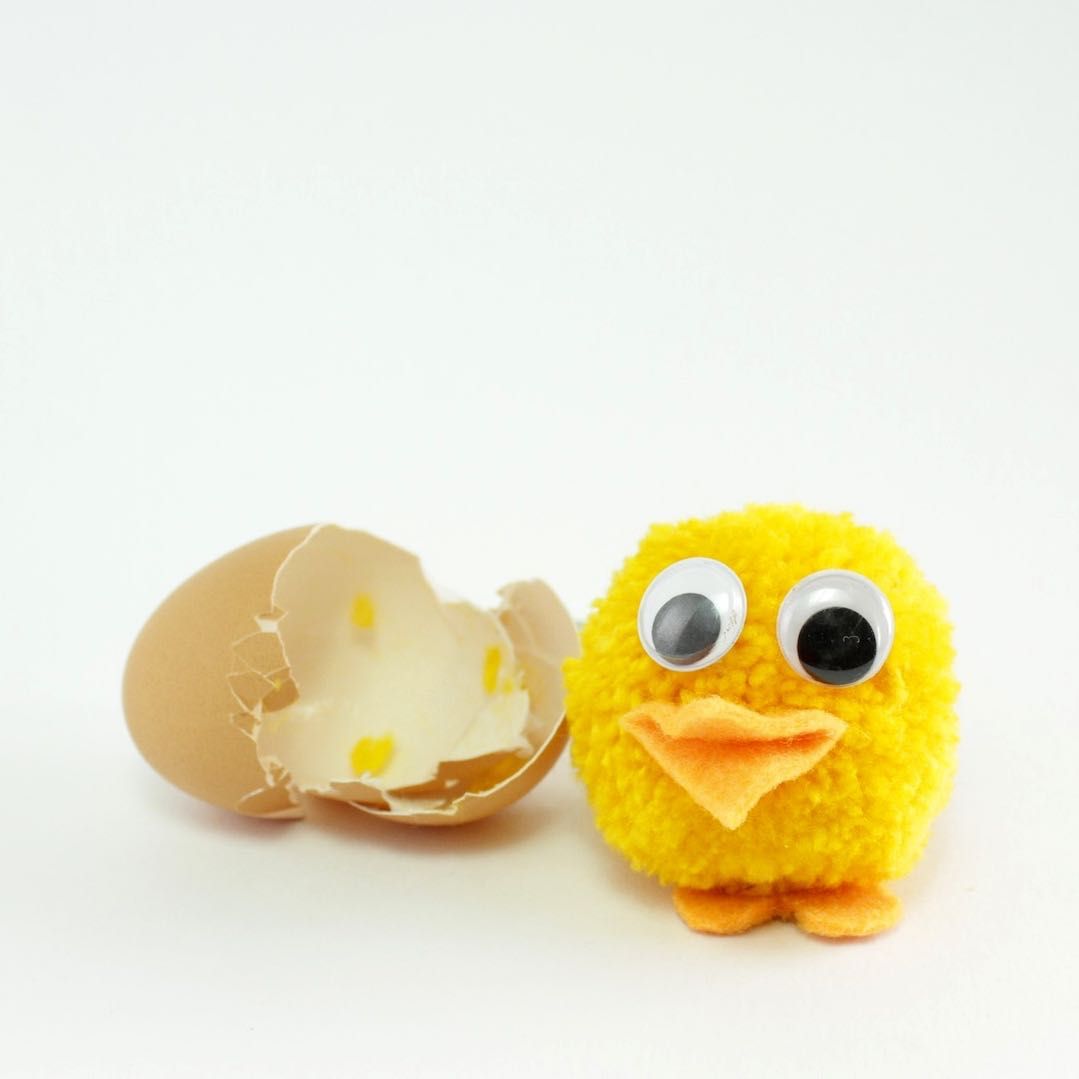 How to Make a Pom Pom Chick for Easter : 5 Steps - Instructables